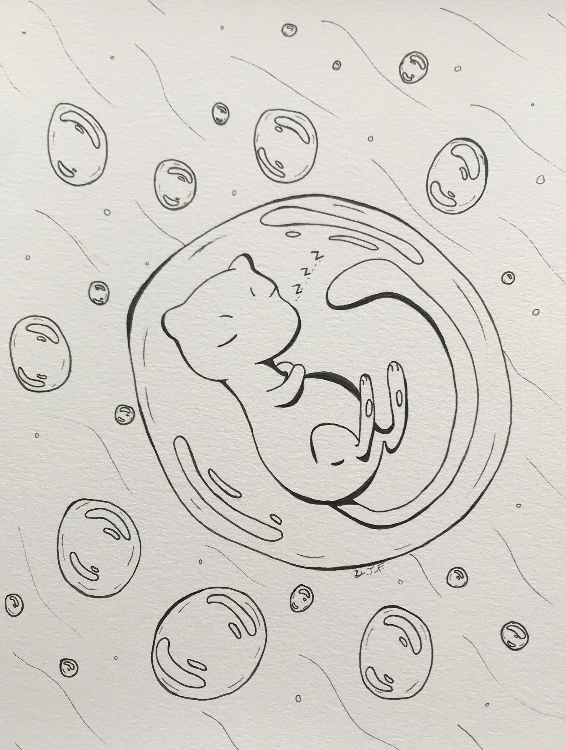 ArtStation - Inktober Day 21: Sleep