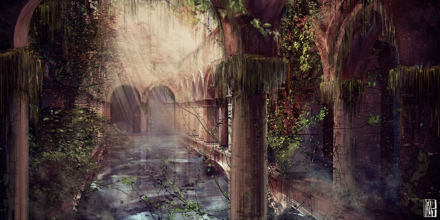 ArtStation - Old Temple - Digital Art