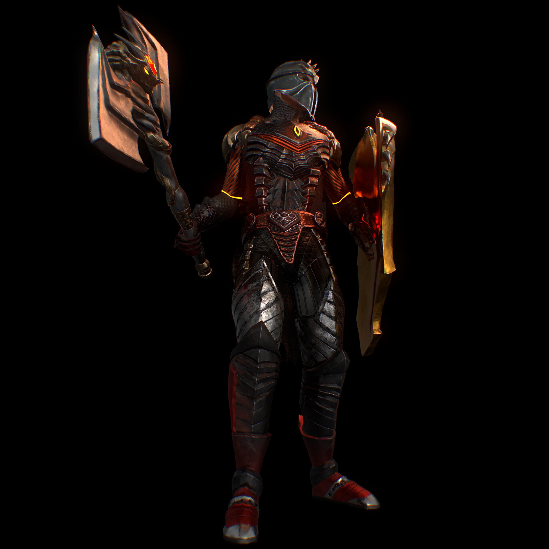 ArtStation - Dragonborn character