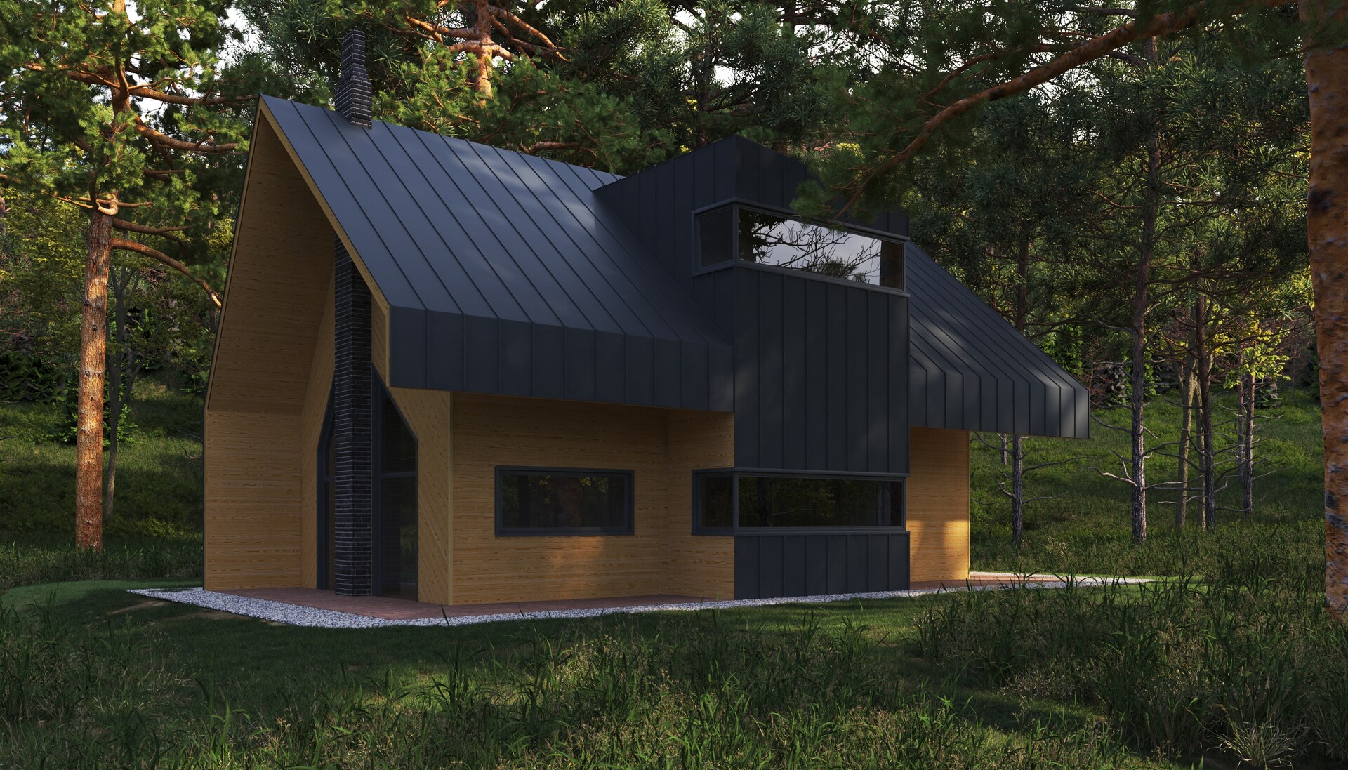 ArtStation - House exteriors visualisation