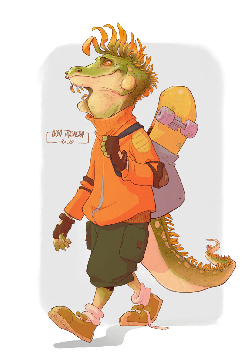 ArtStation - CDChallenge: Skate animals