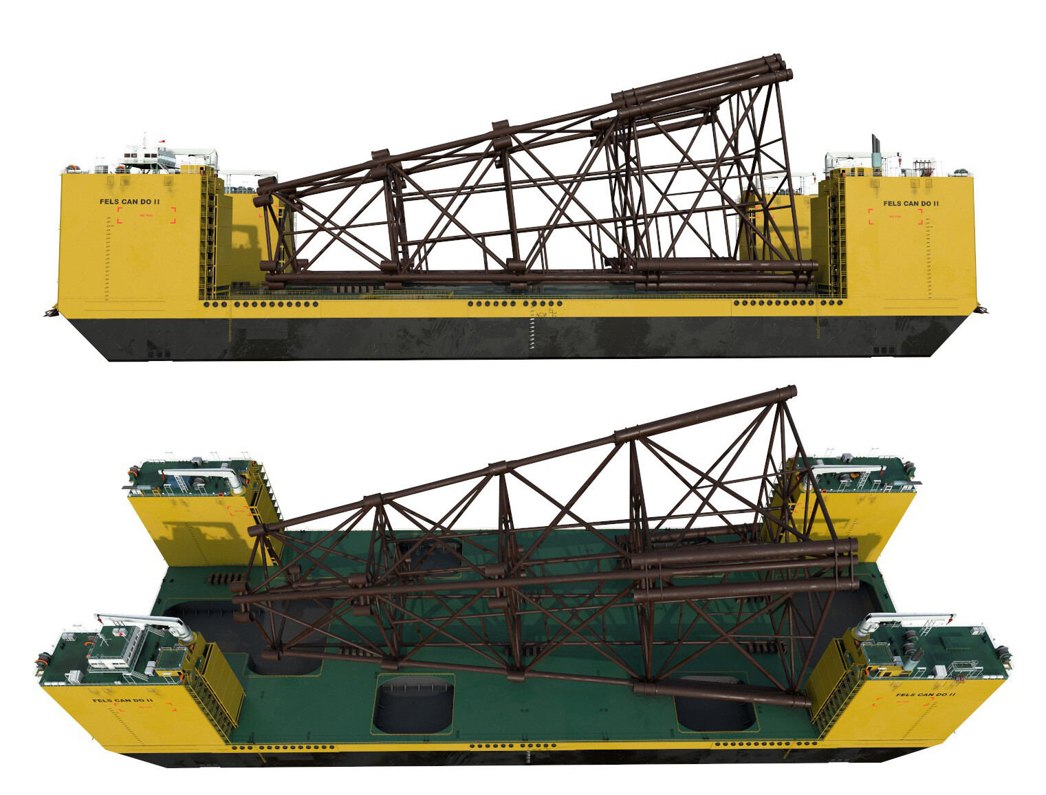 ArtStation - Heavy Lift Carriers barge FELS CAN DO II