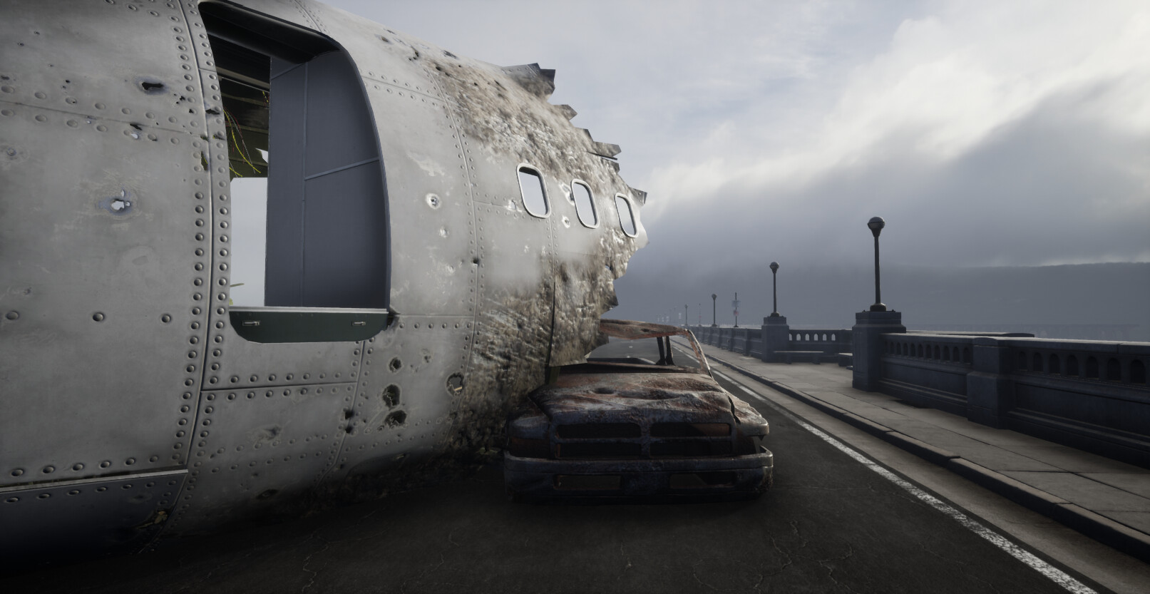 ArtStation - Post Apocalyptic Bridge