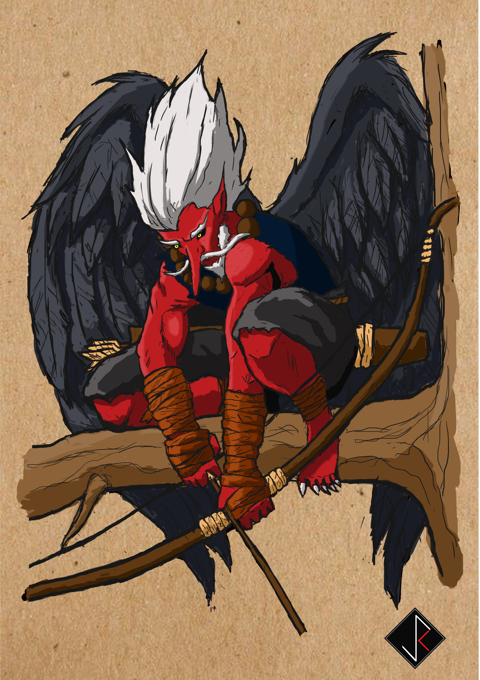 ArtStation - Hunter Tengu