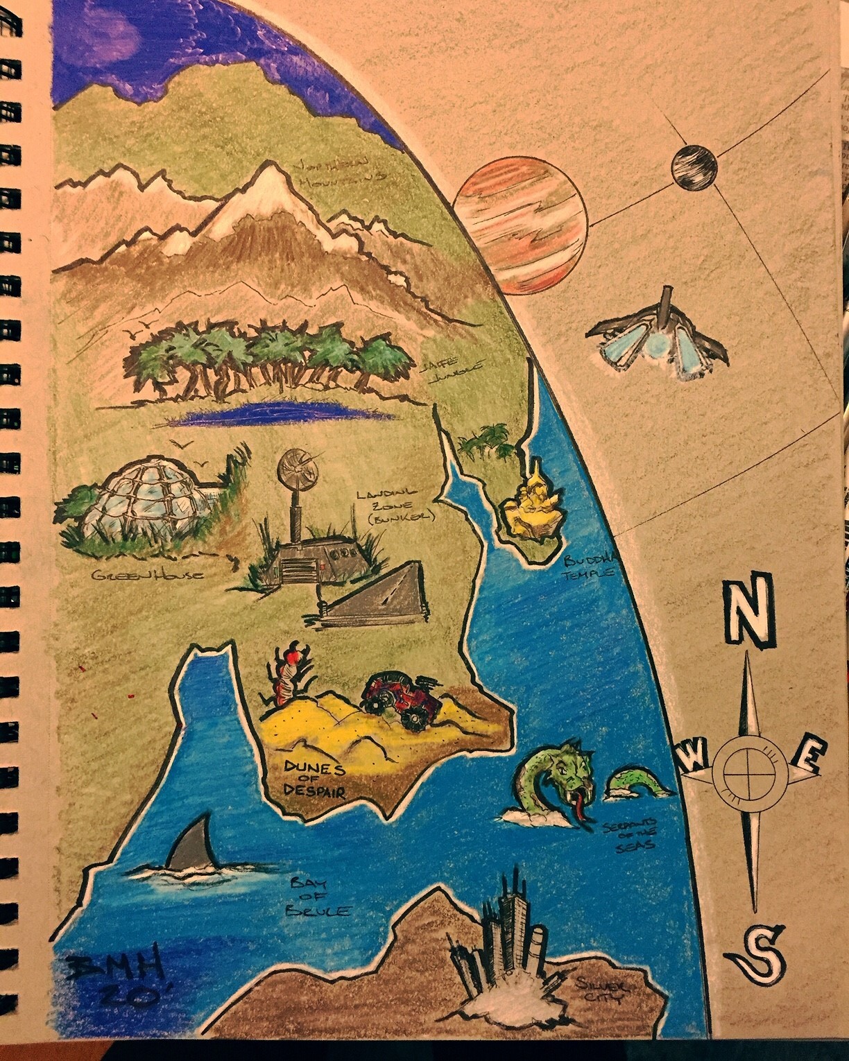 ArtStation - Sketchbook Challenge: Map