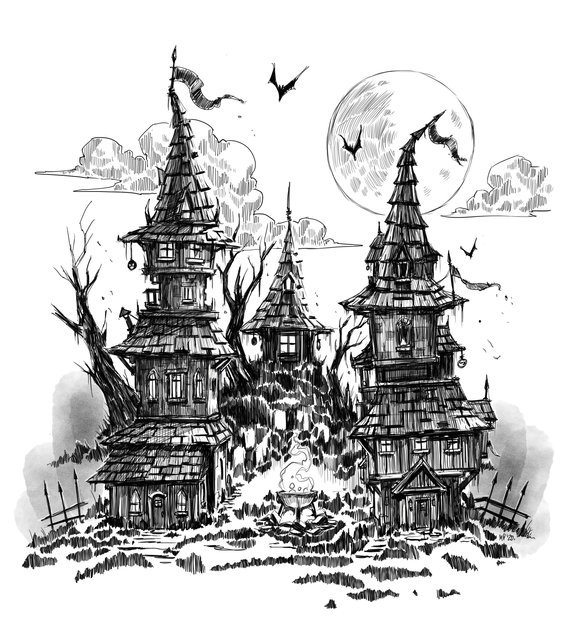 ArtStation - Witch Town