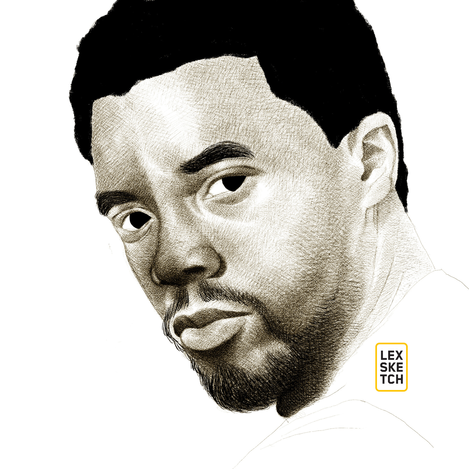 ArtStation - Black Panther Portrait - Chadwick Boseman