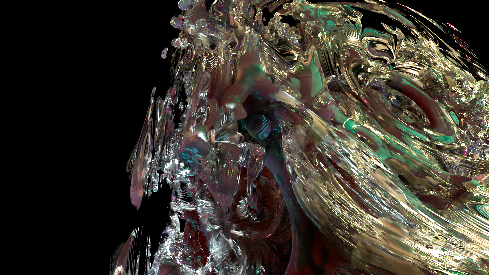 Ben Berke-Halperin - Vectron Fractal Audio-Driven Animation - Music by Pirl