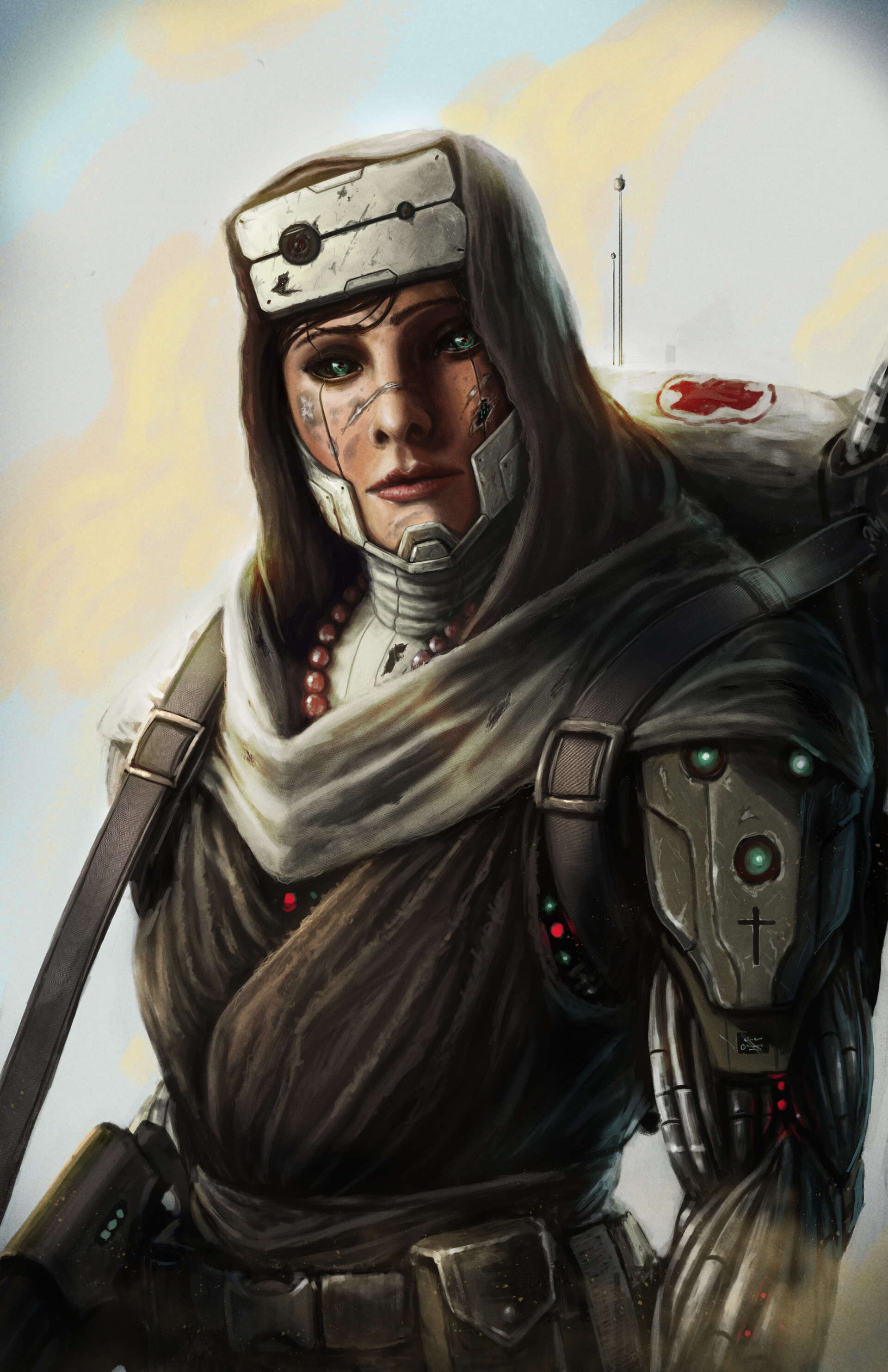 ArtStation - Cyber nun