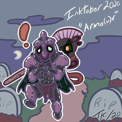 ArtStation - Inktober 2020 Day 14 "Armo(u)r"