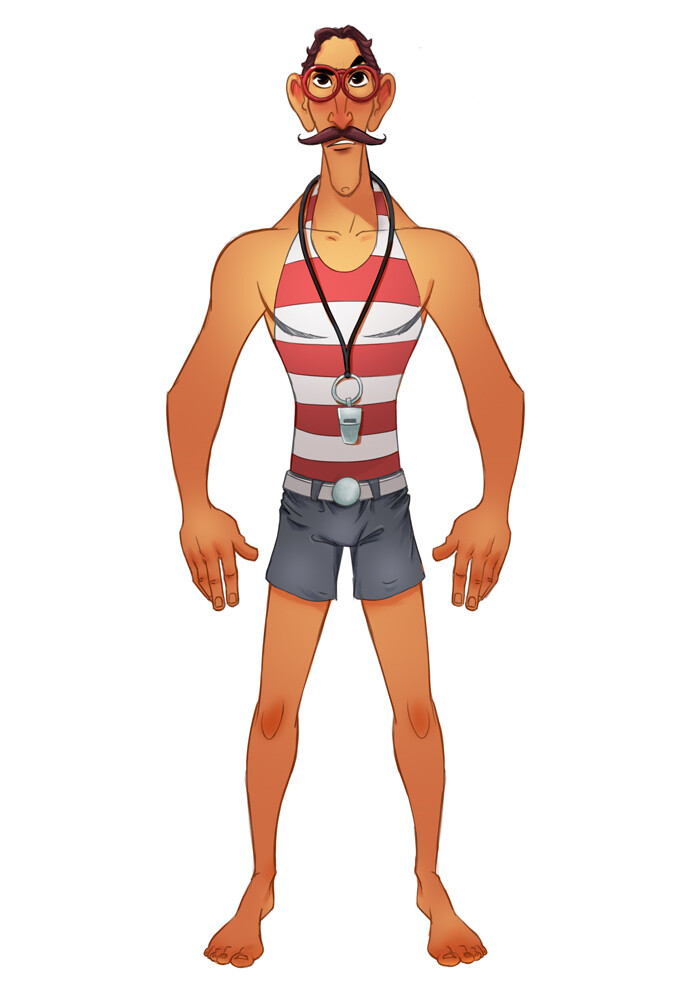 ArtStation - Lifeguard Character Design