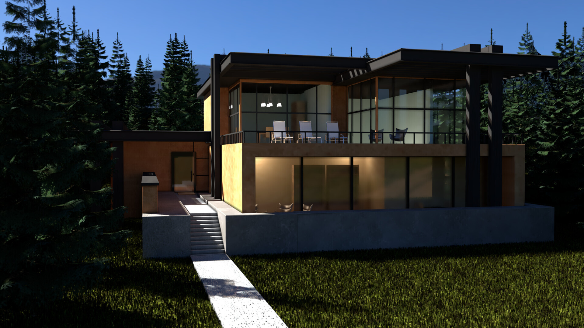 ArtStation - Modern House Scene