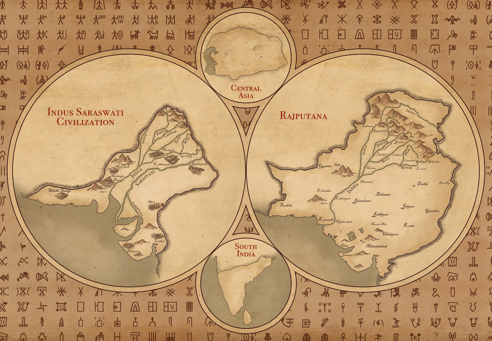 ArtStation - Ancient Asia, and the Indus Saraswati Civilization