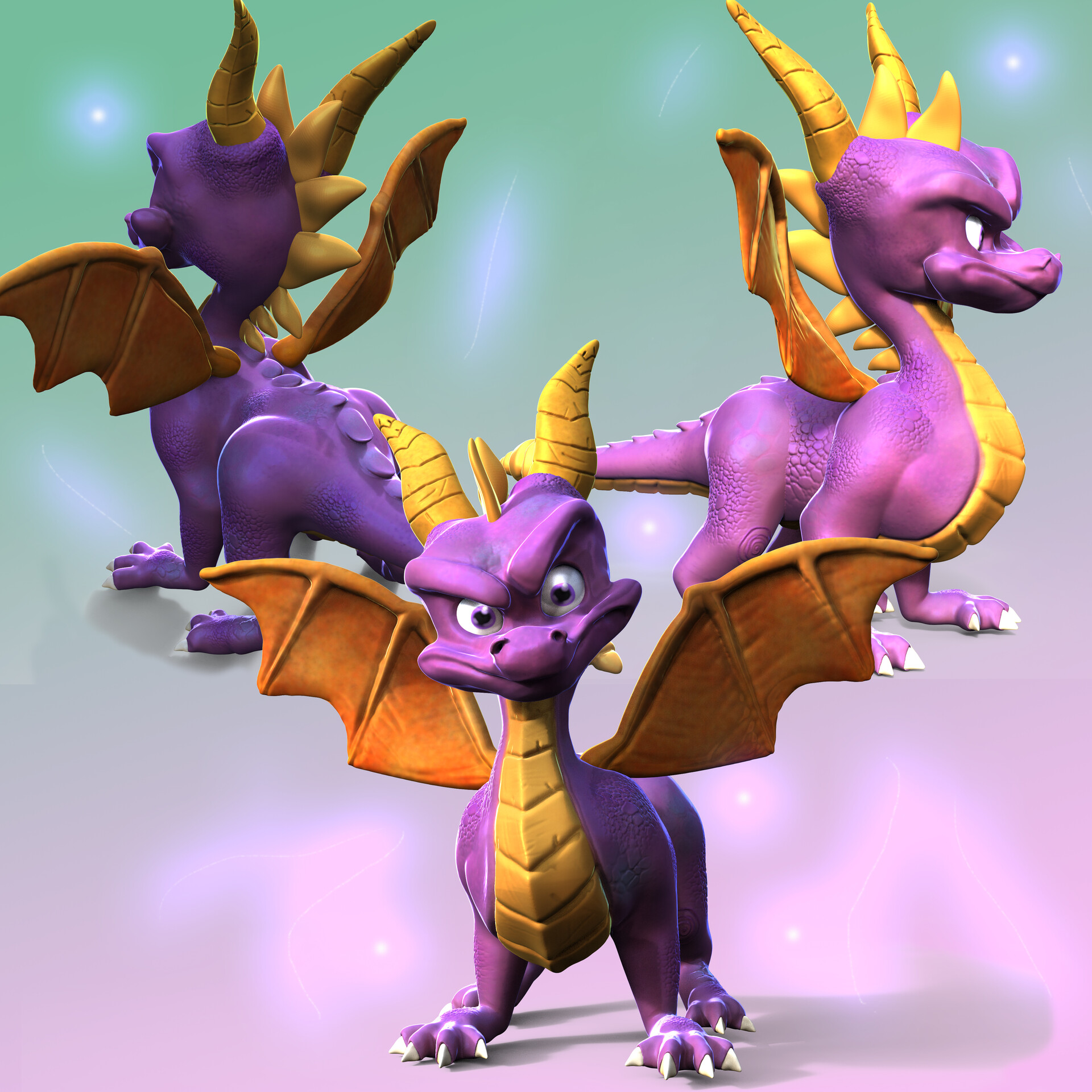ArtStation - Spyro the dragon!