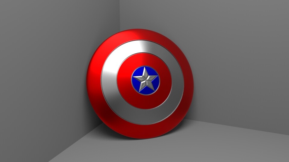 ArtStation - Captain America's Shield