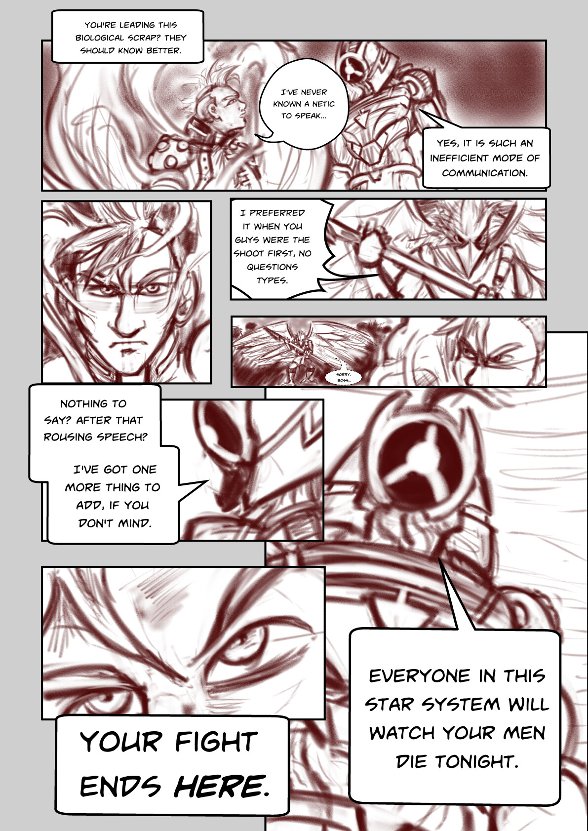 ArtStation - XGR Page 5 Roughs