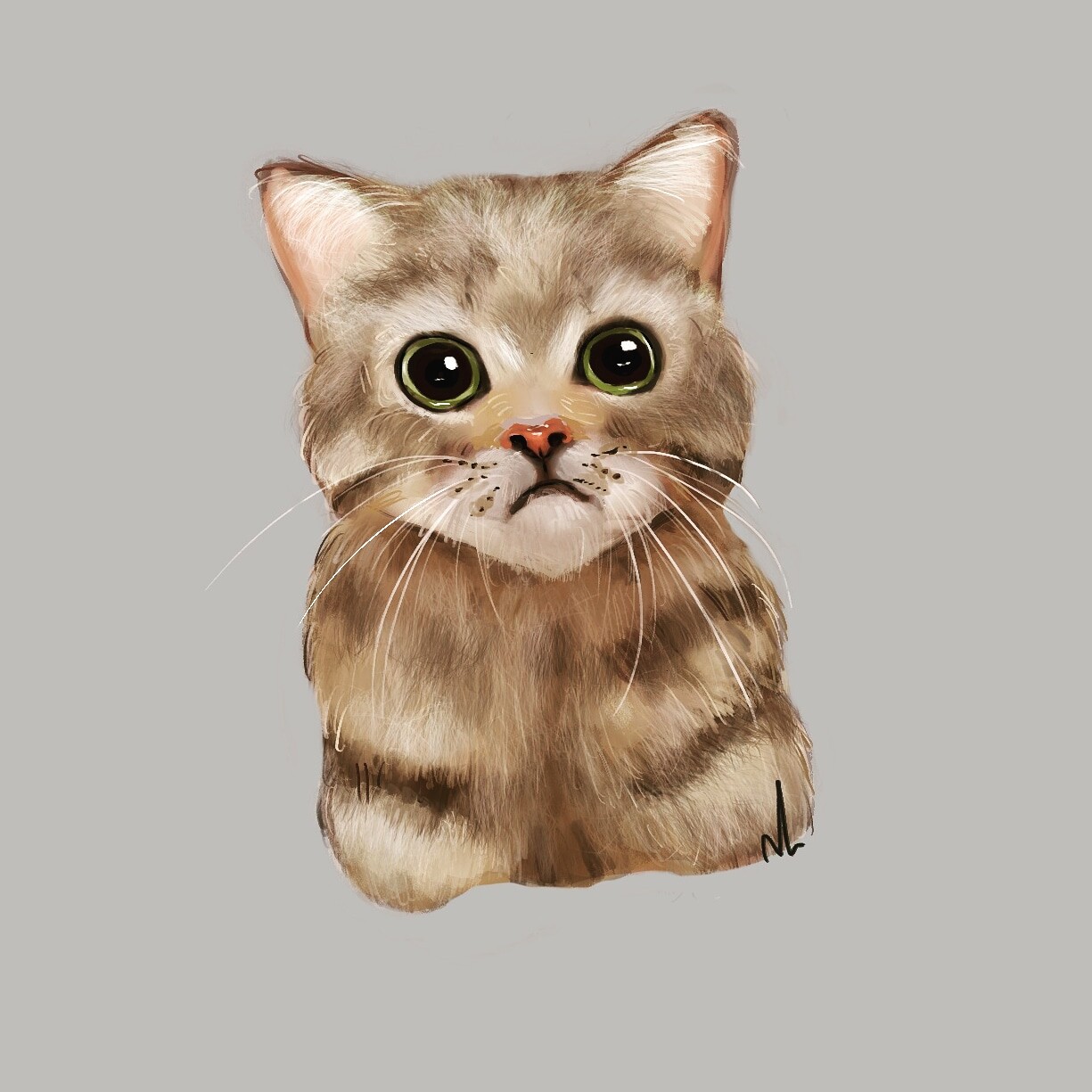 ArtStation - Kitty cat sketch