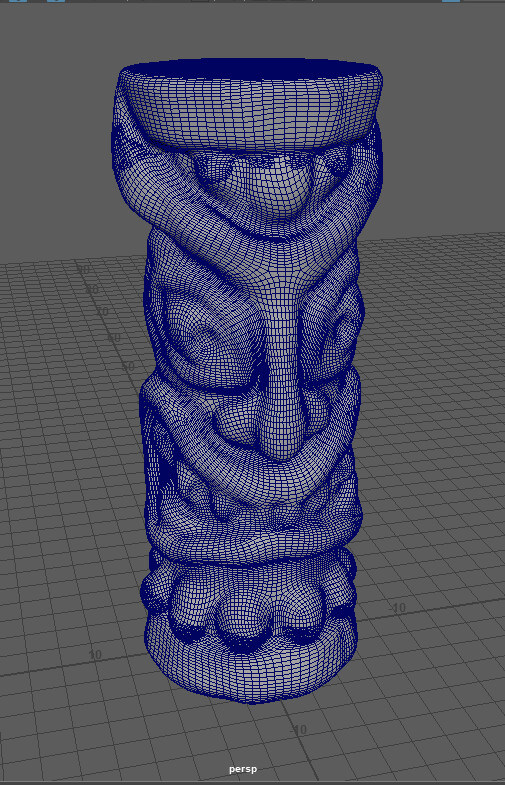 Aya Nikolova - Totem - Sculpting Exercise