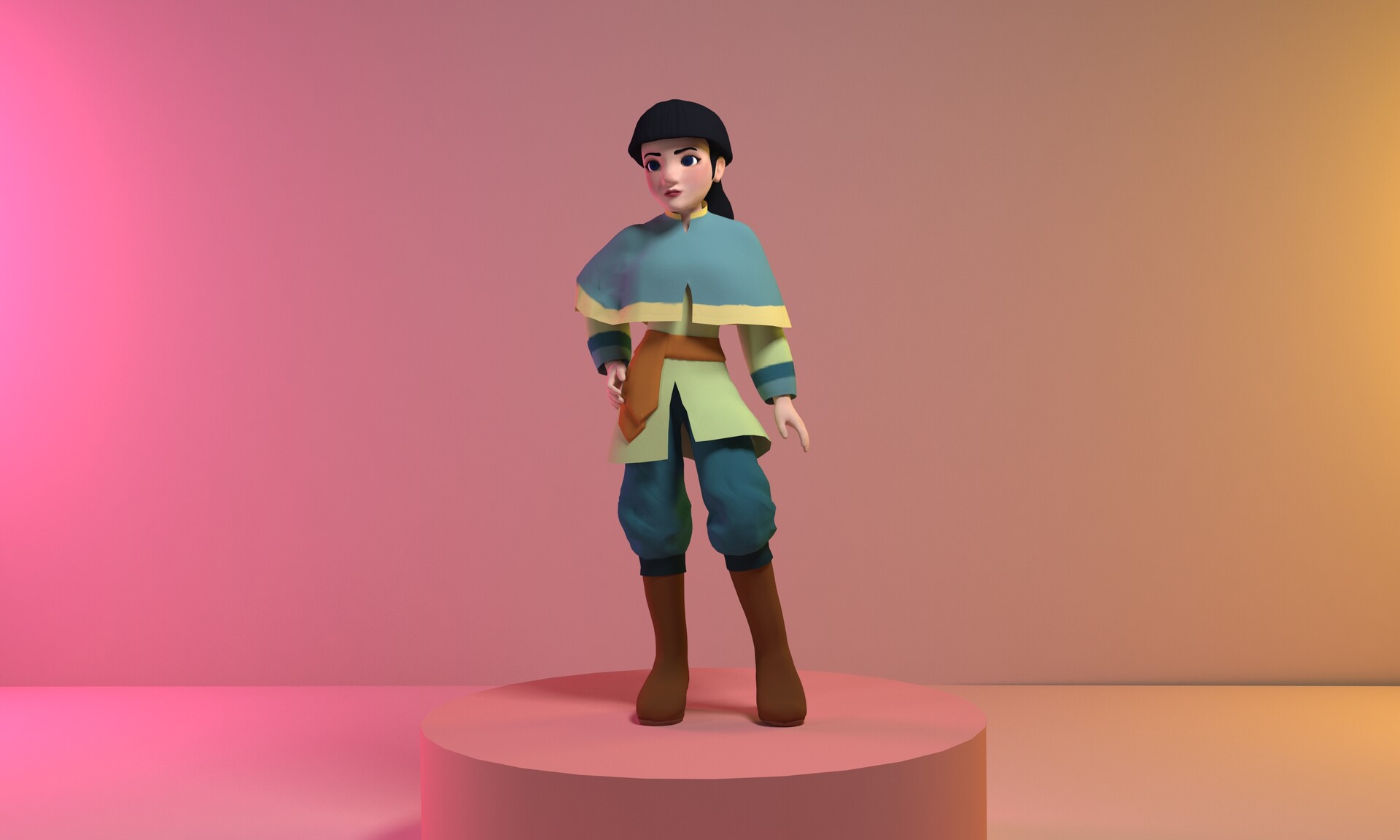 ArtStation - Character 3D Model Practice