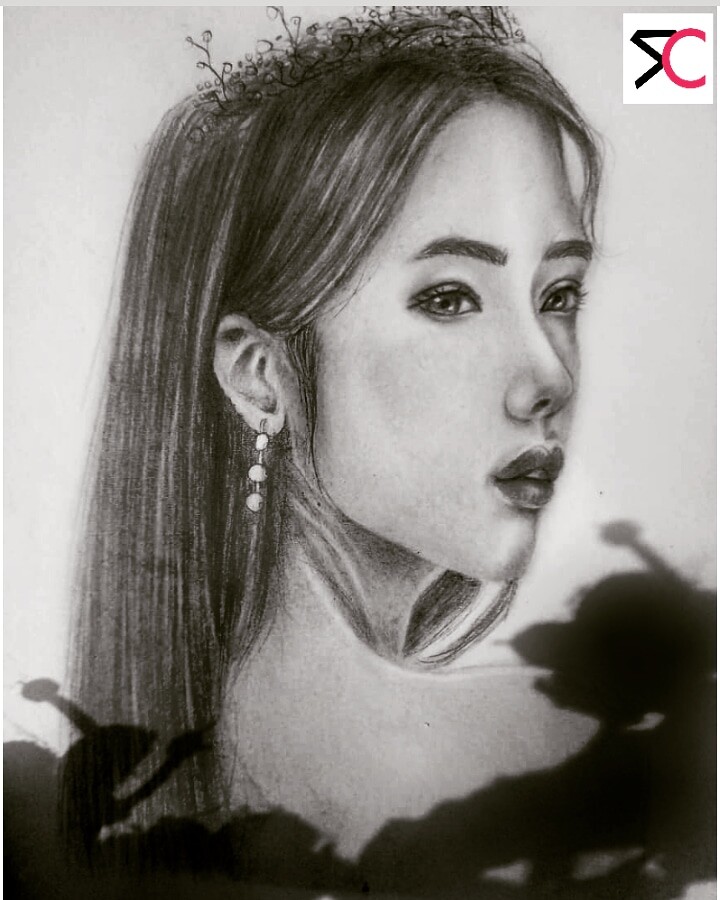 ArtStation - IU realistic portrait drawing by RCARTWORK