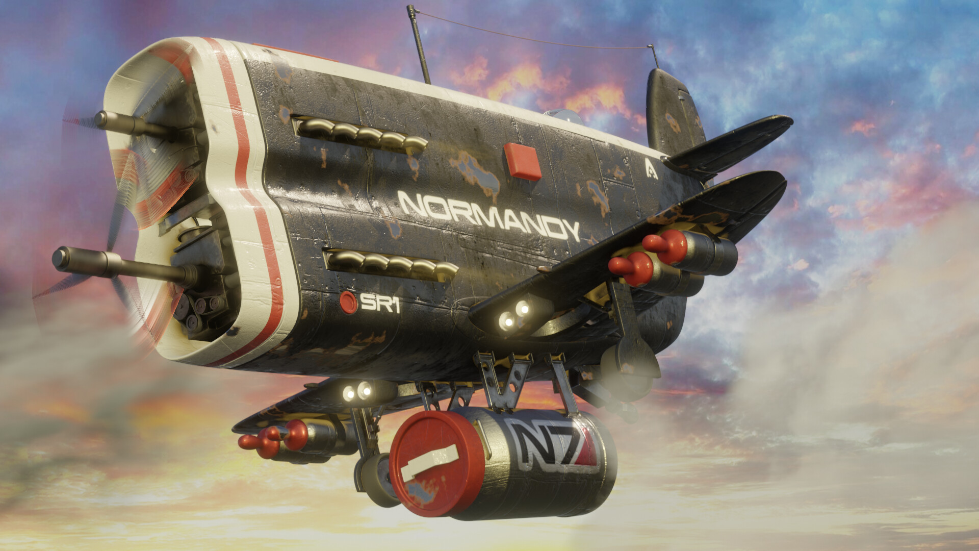 ArtStation - "Normandy" with cow pilot