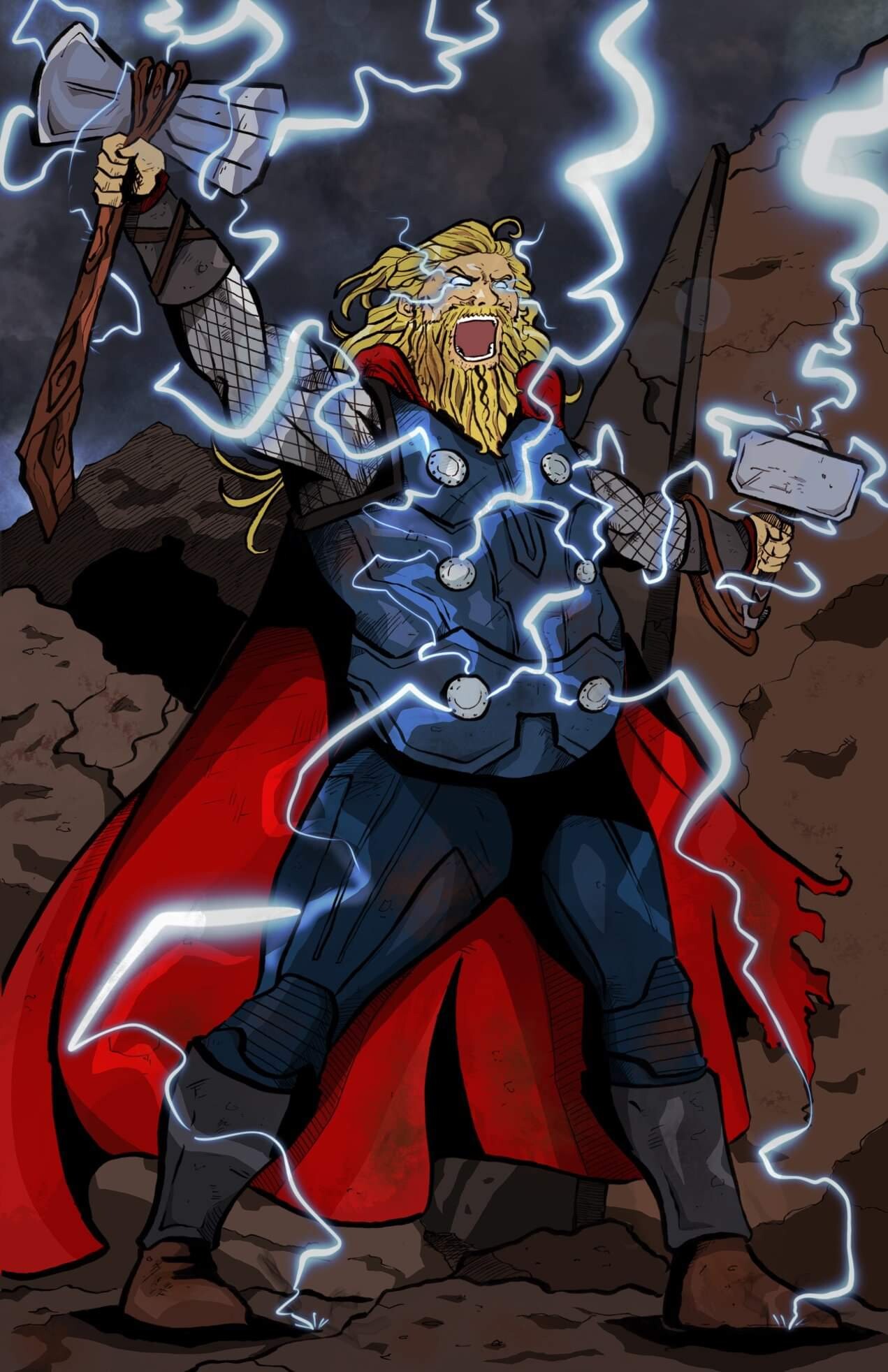 ArtStation - Fat Thor