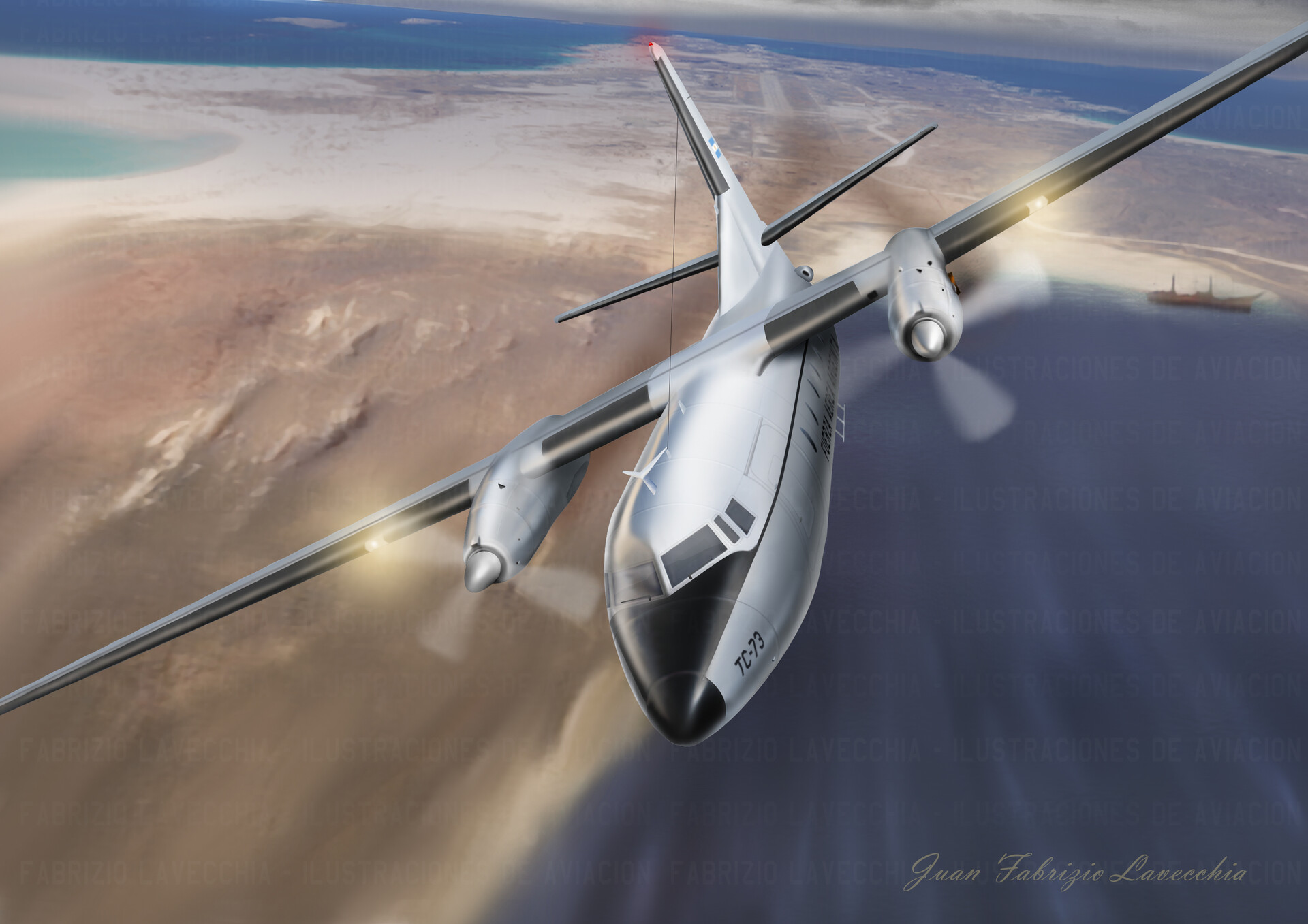 ArtStation - Fokker F27 Friendship LADE