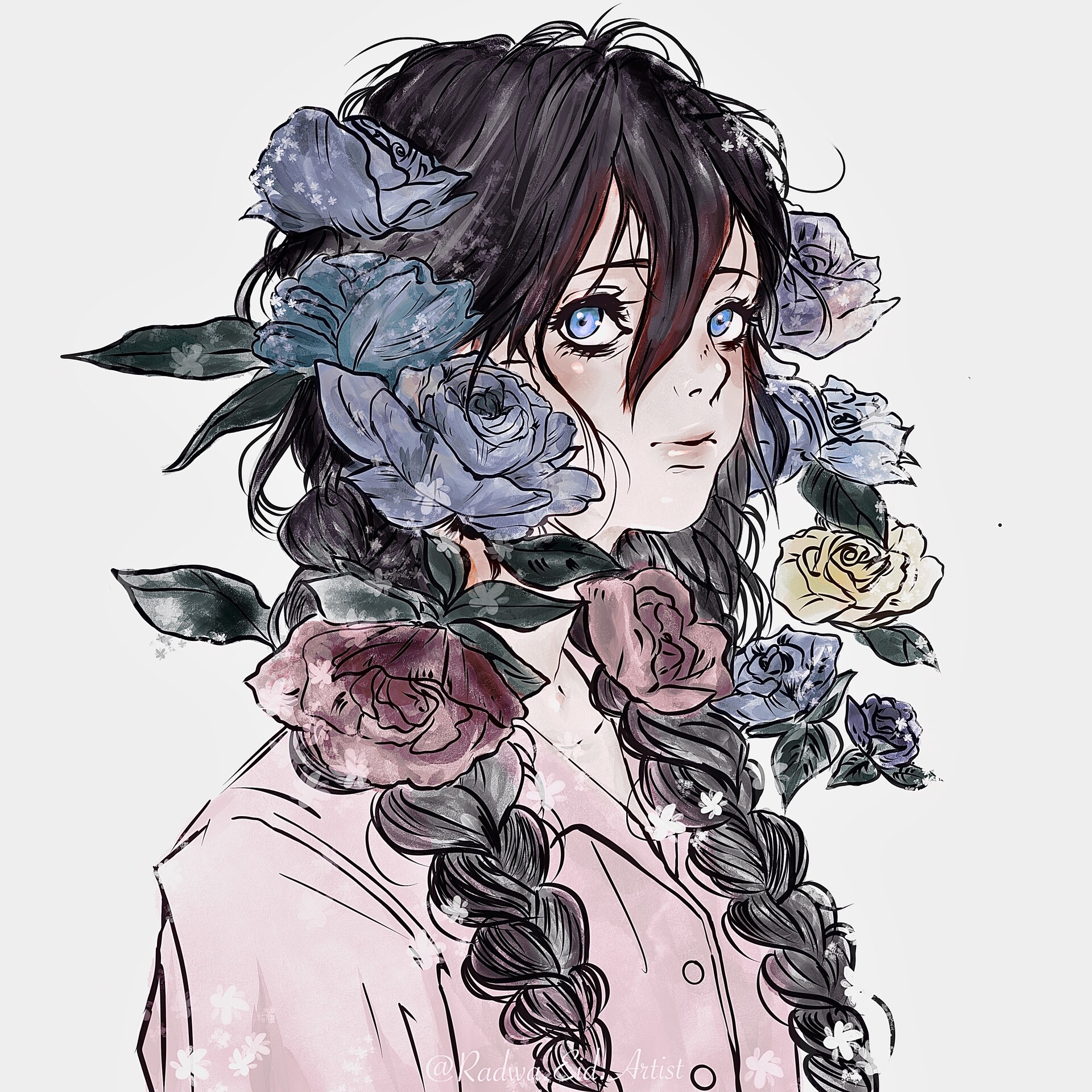 ArtStation - Iam sending a raven , black bird in the sky 🌌