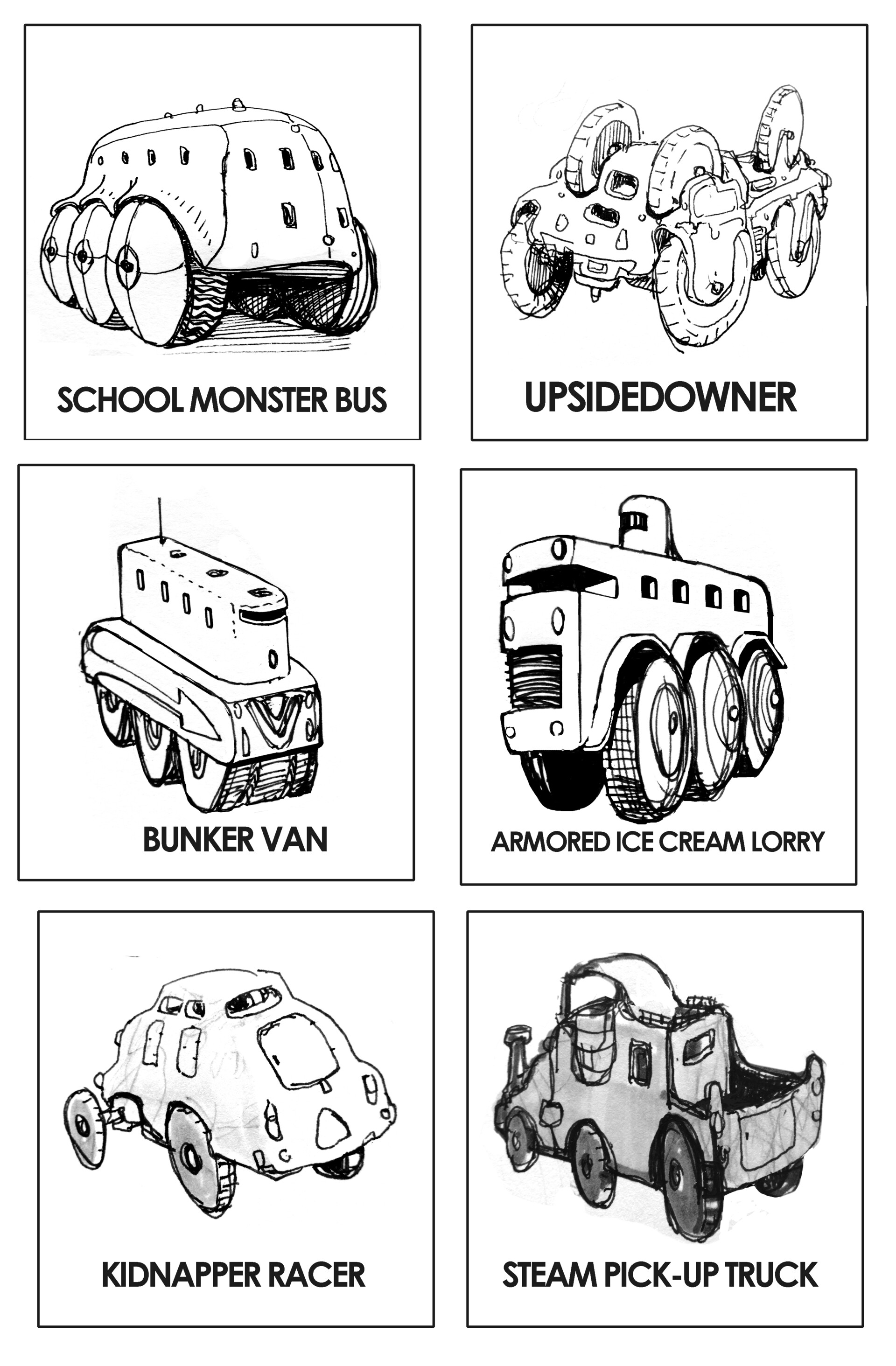 ArtStation - CAR DOODLES