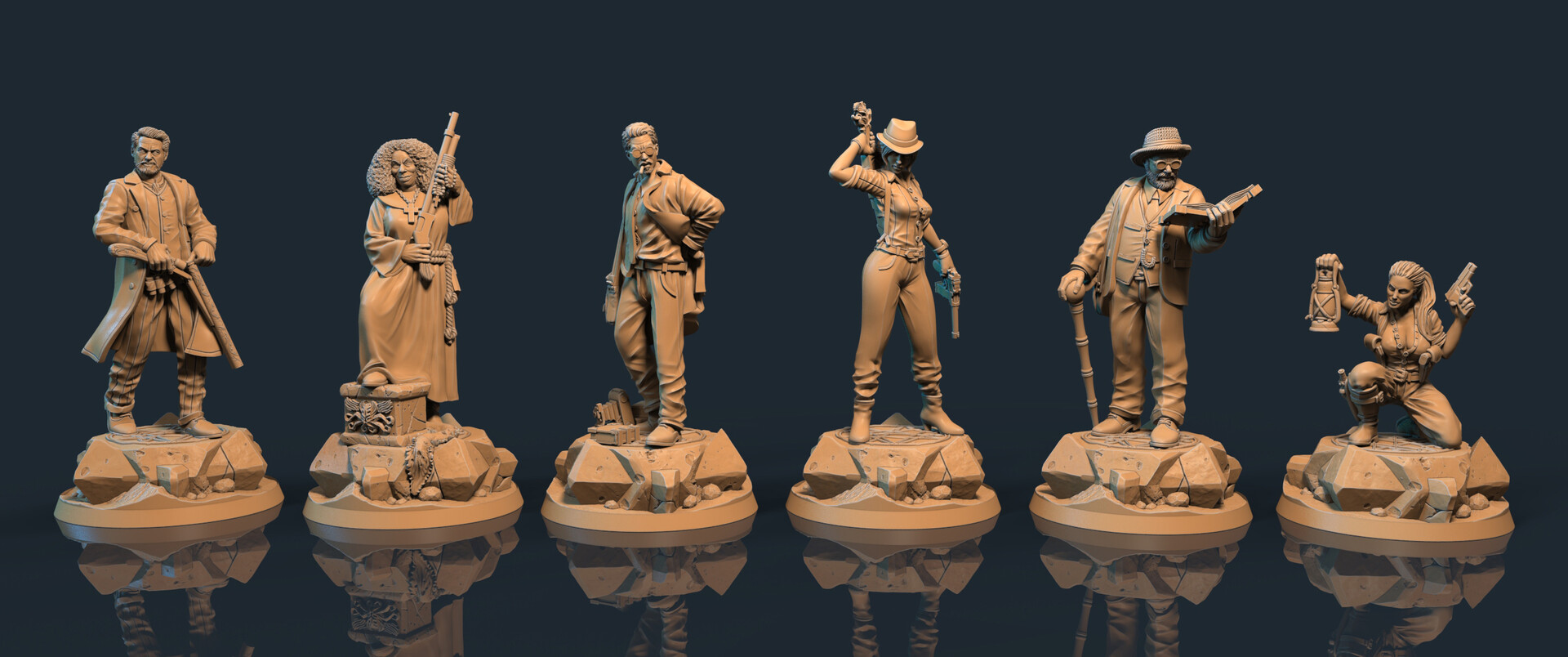 ArtStation - Cthulhu Investigators I