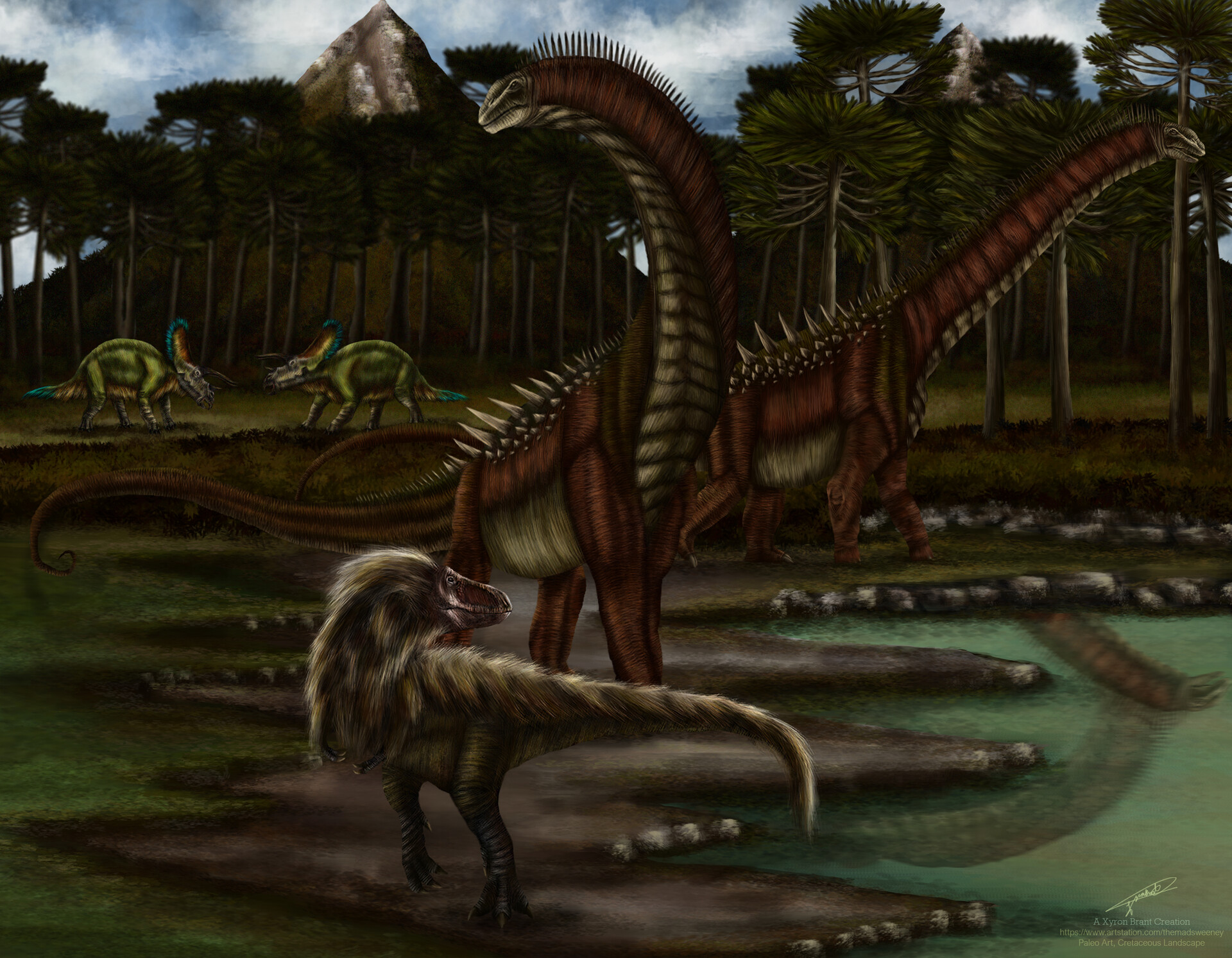 Late Cretaceous Landscape