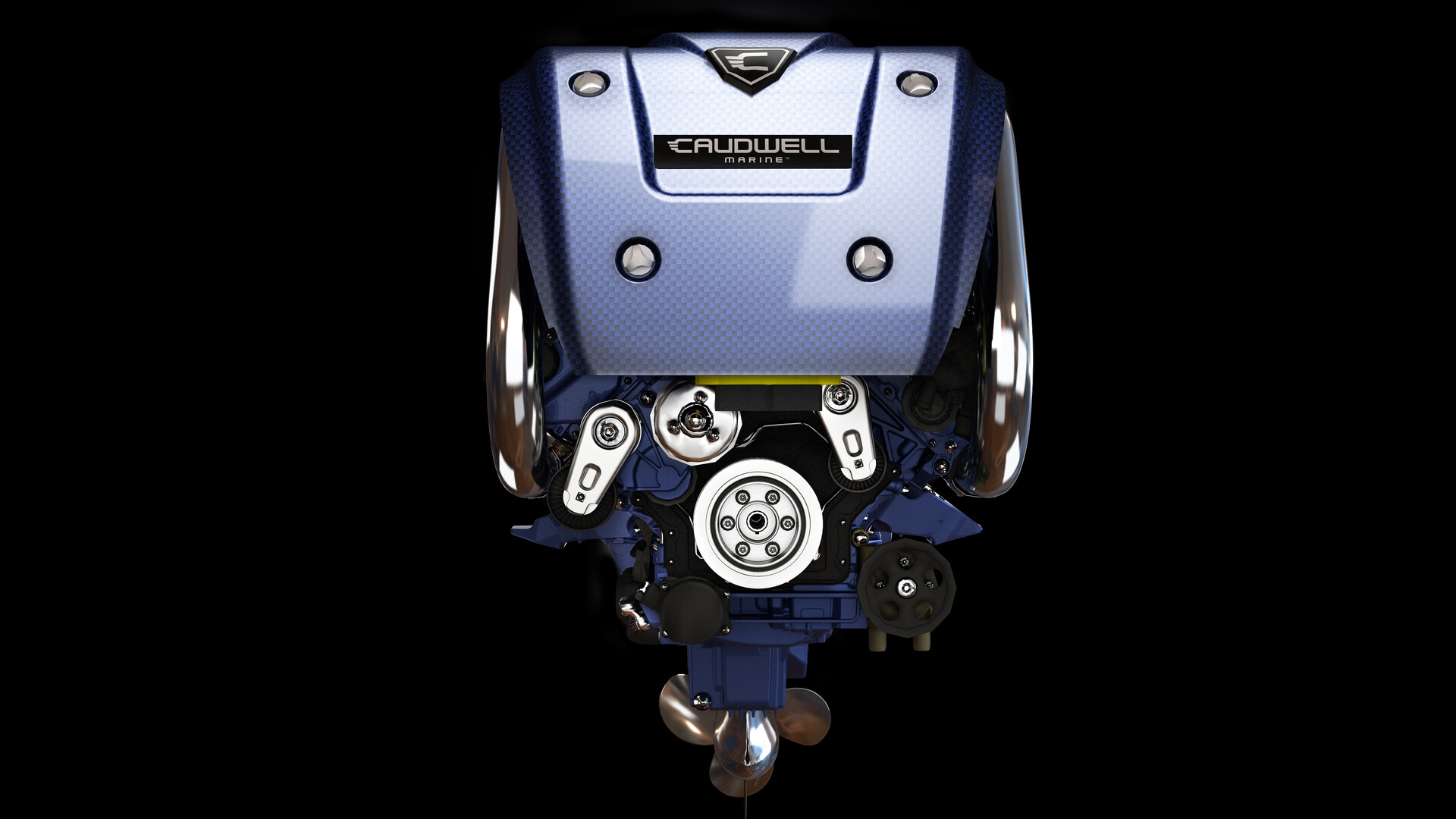 Alex Amos - Caudwell Marine Jaguar Boat Racing Engine Product Visualisation