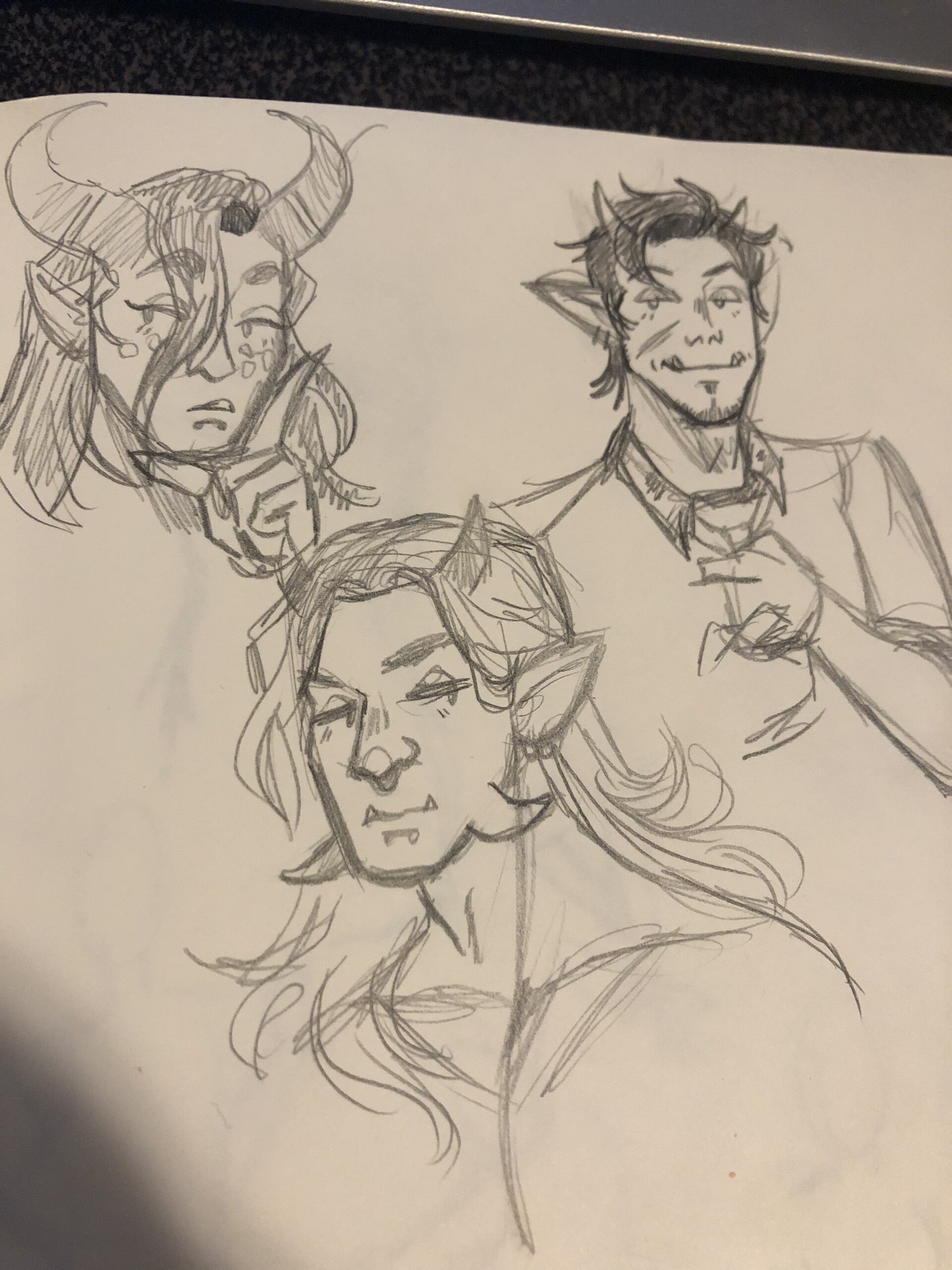 ArtStation - demon sketches