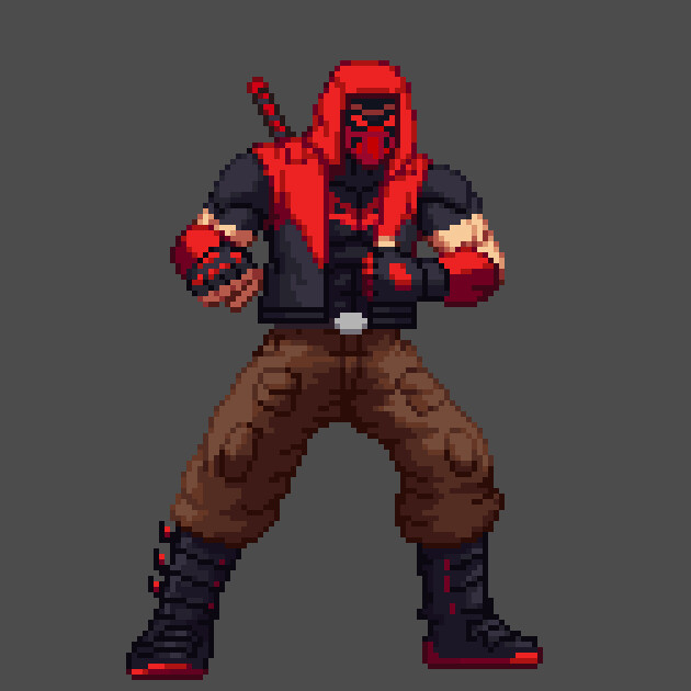 ArtStation - Red Hood Light Punch Animation