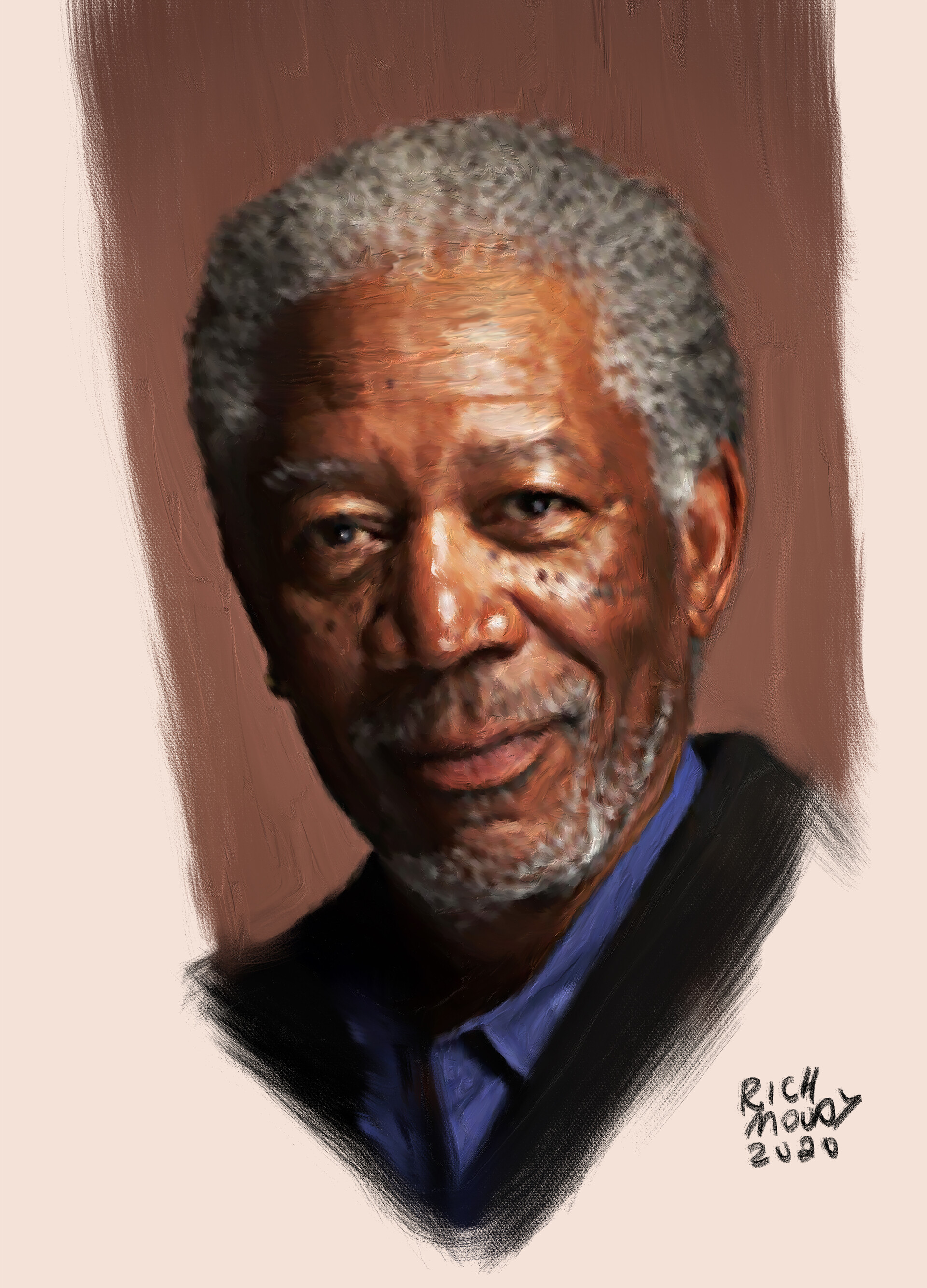 ArtStation - Morgan Freeman