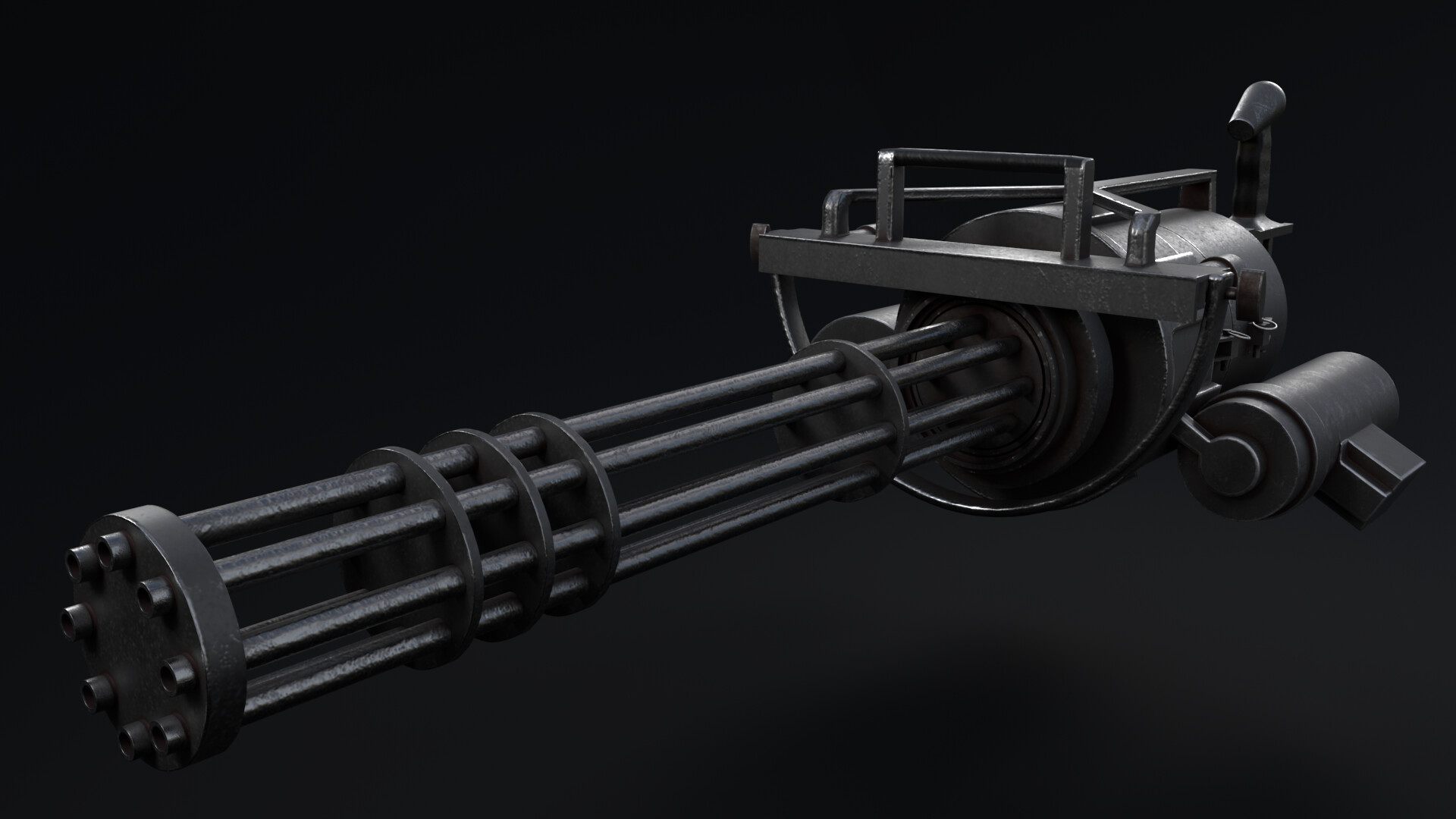 ArtStation - Gatling Gun