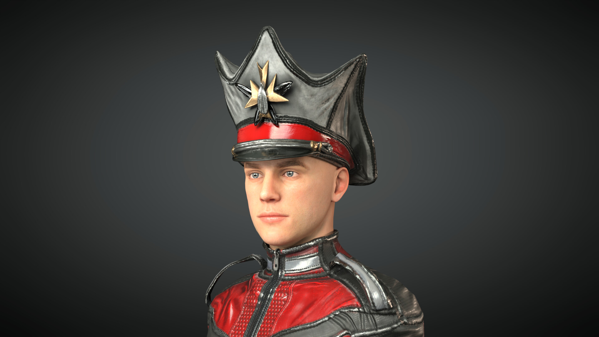 ArtStation - Imperial Space Hansa Hat for Character Creator