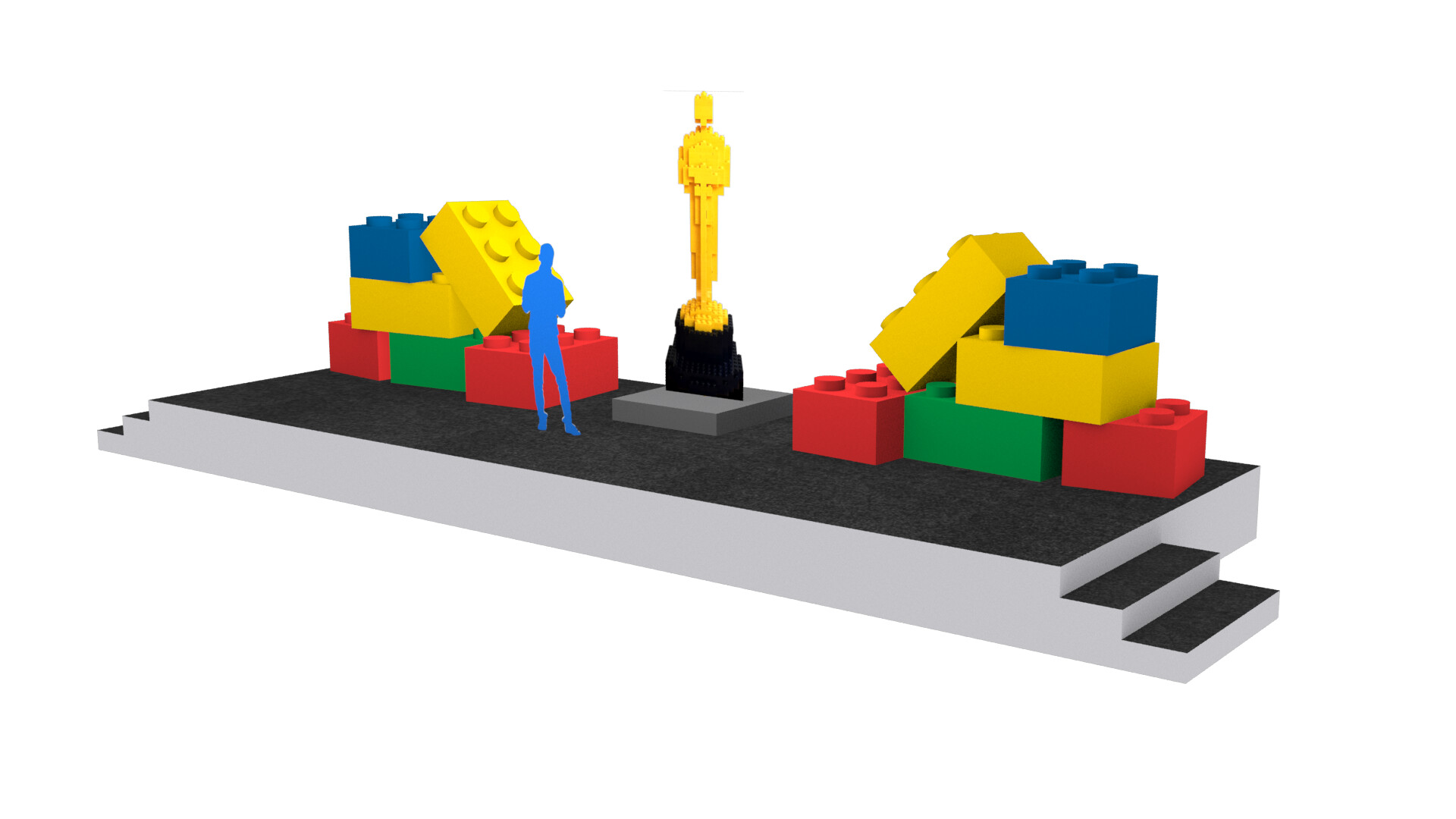 ArtStation - Stage for Lego (Colours) - 9th Sept '18