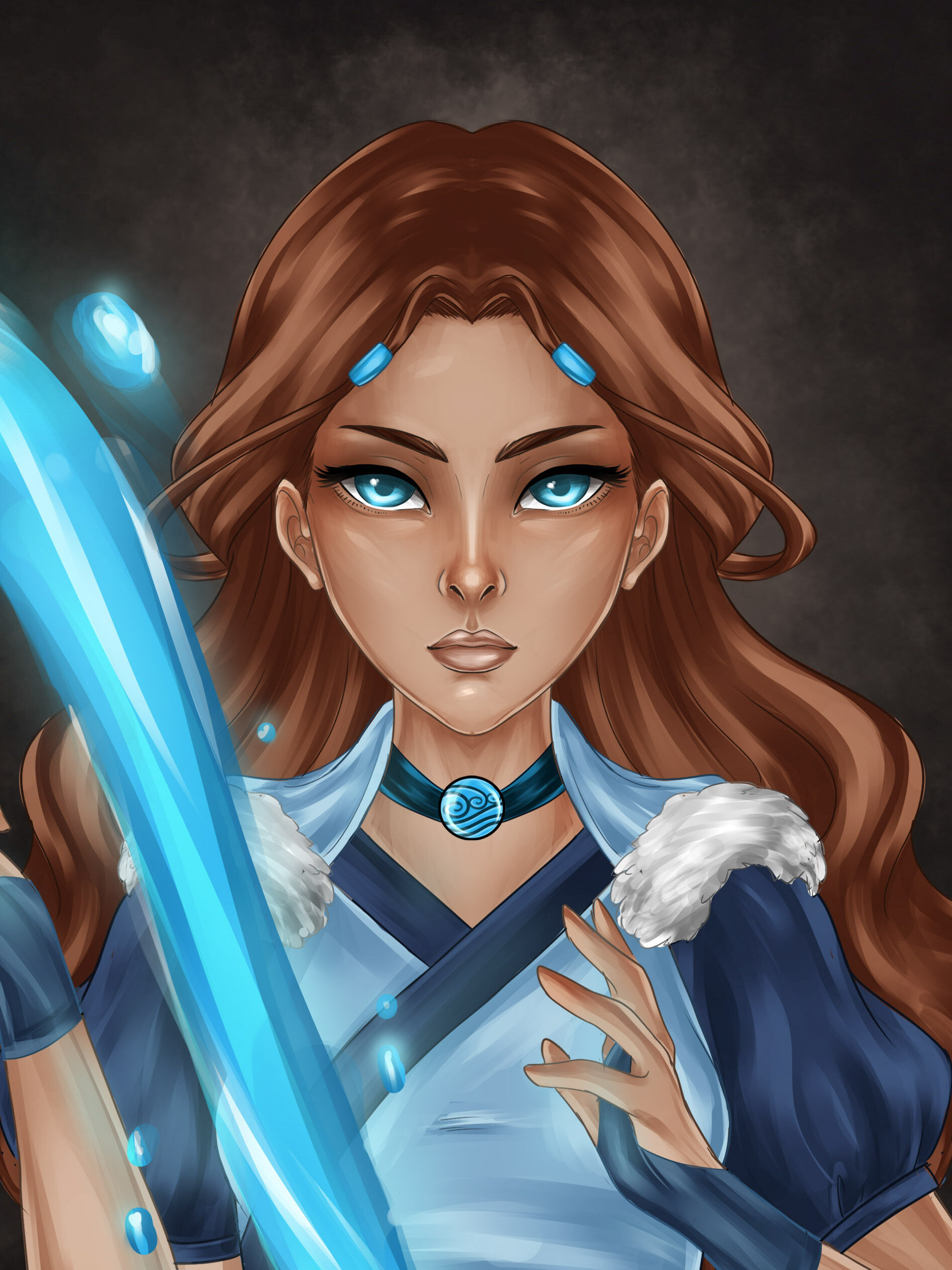 ArtStation - Katara of the Southern Water Tribe