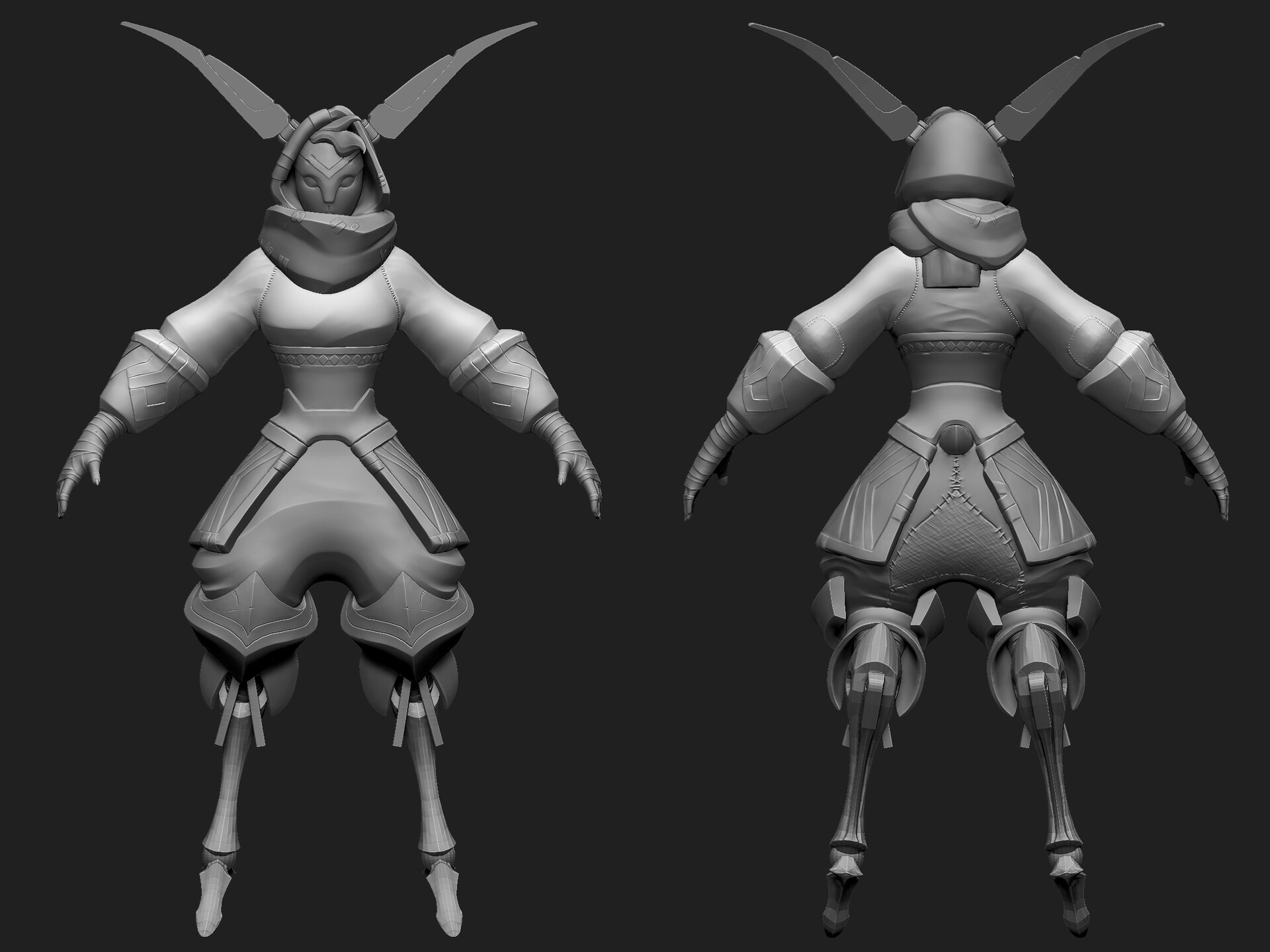 Aude Legrand - Beyond Human - Game Character Art