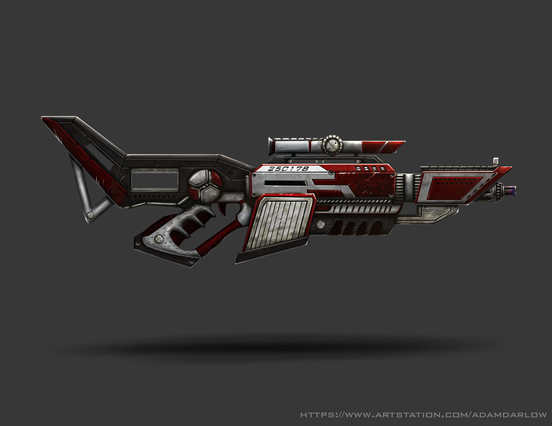 ArtStation - Apollyon Pulse Rifle