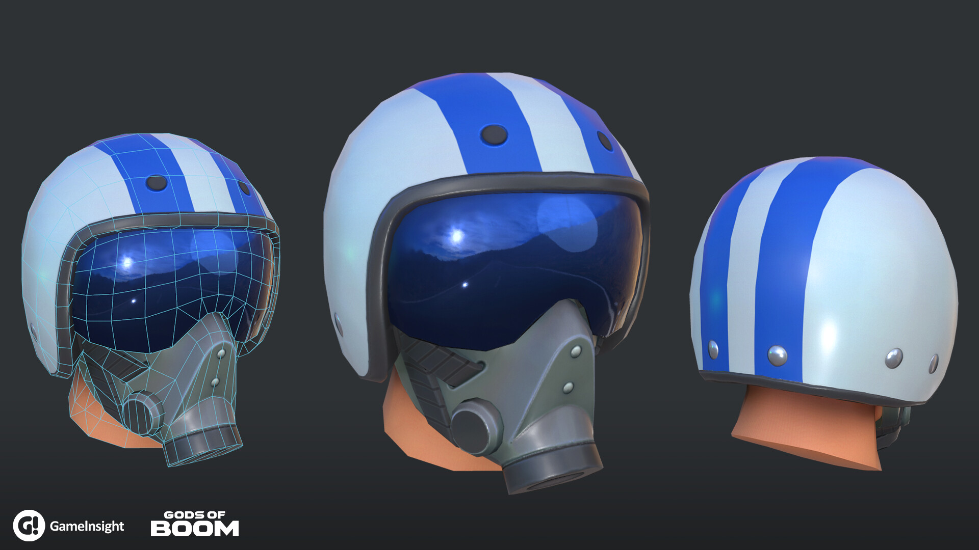 ArtStation - Pilot helmet mask