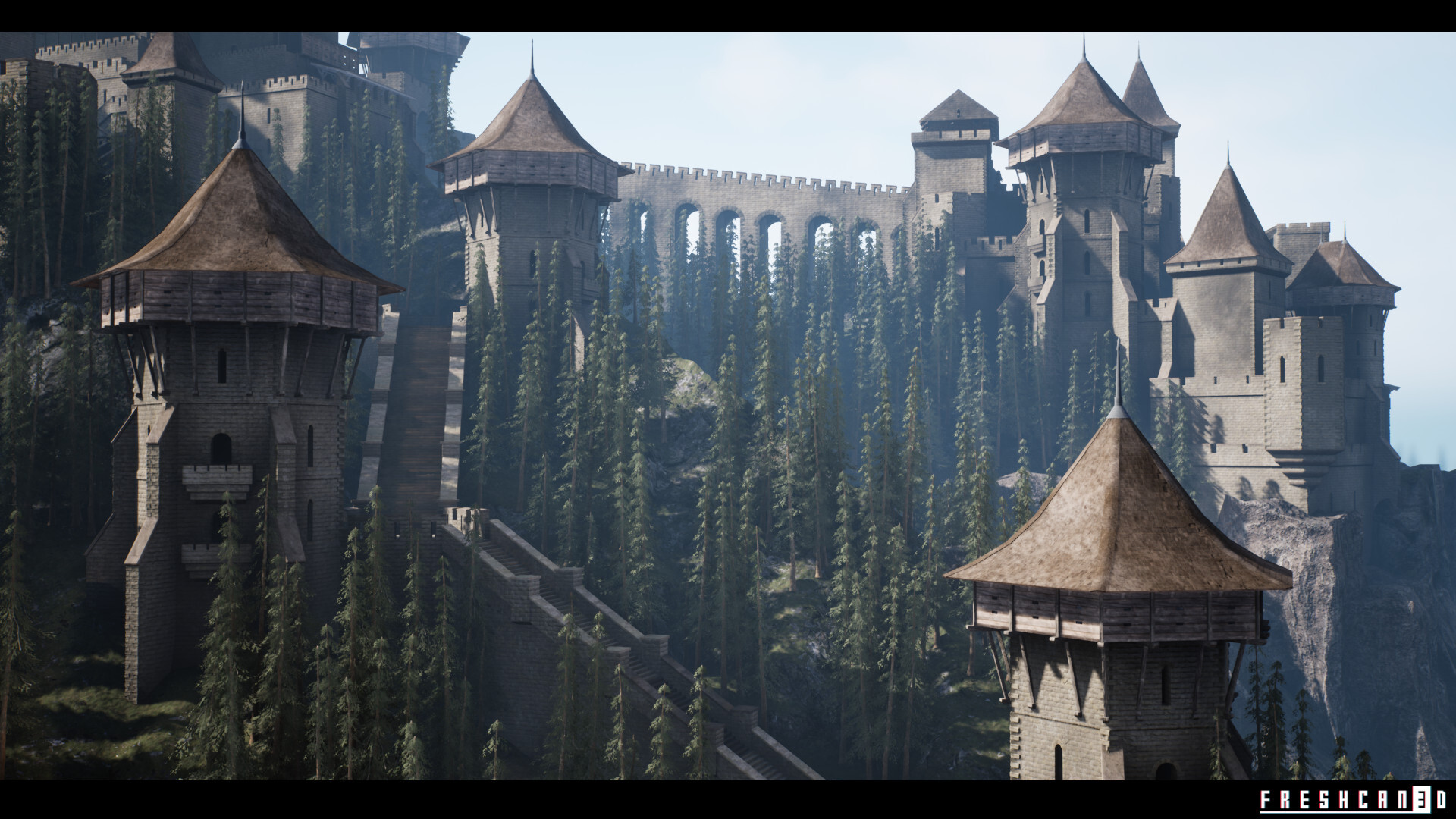 Freshcan 3D - Environment Art Studio - Medieval Castle Environment ...