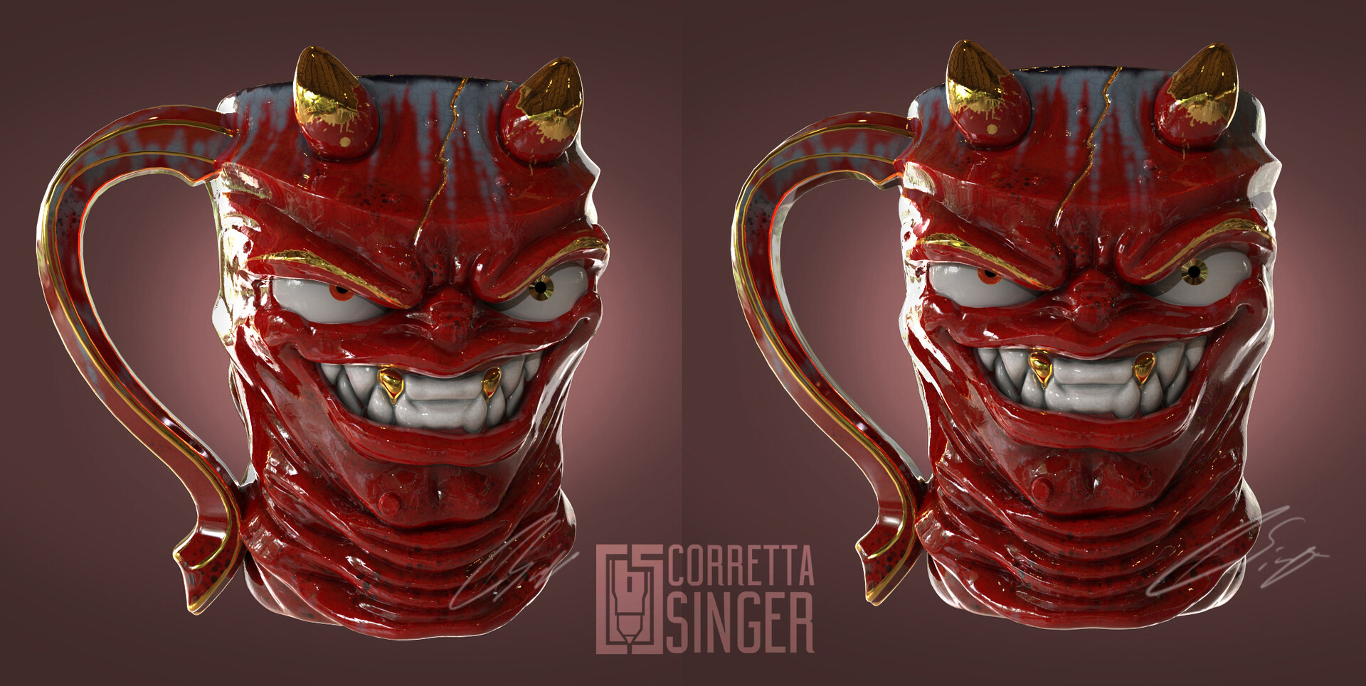 Corretta Singer - Demon Mug