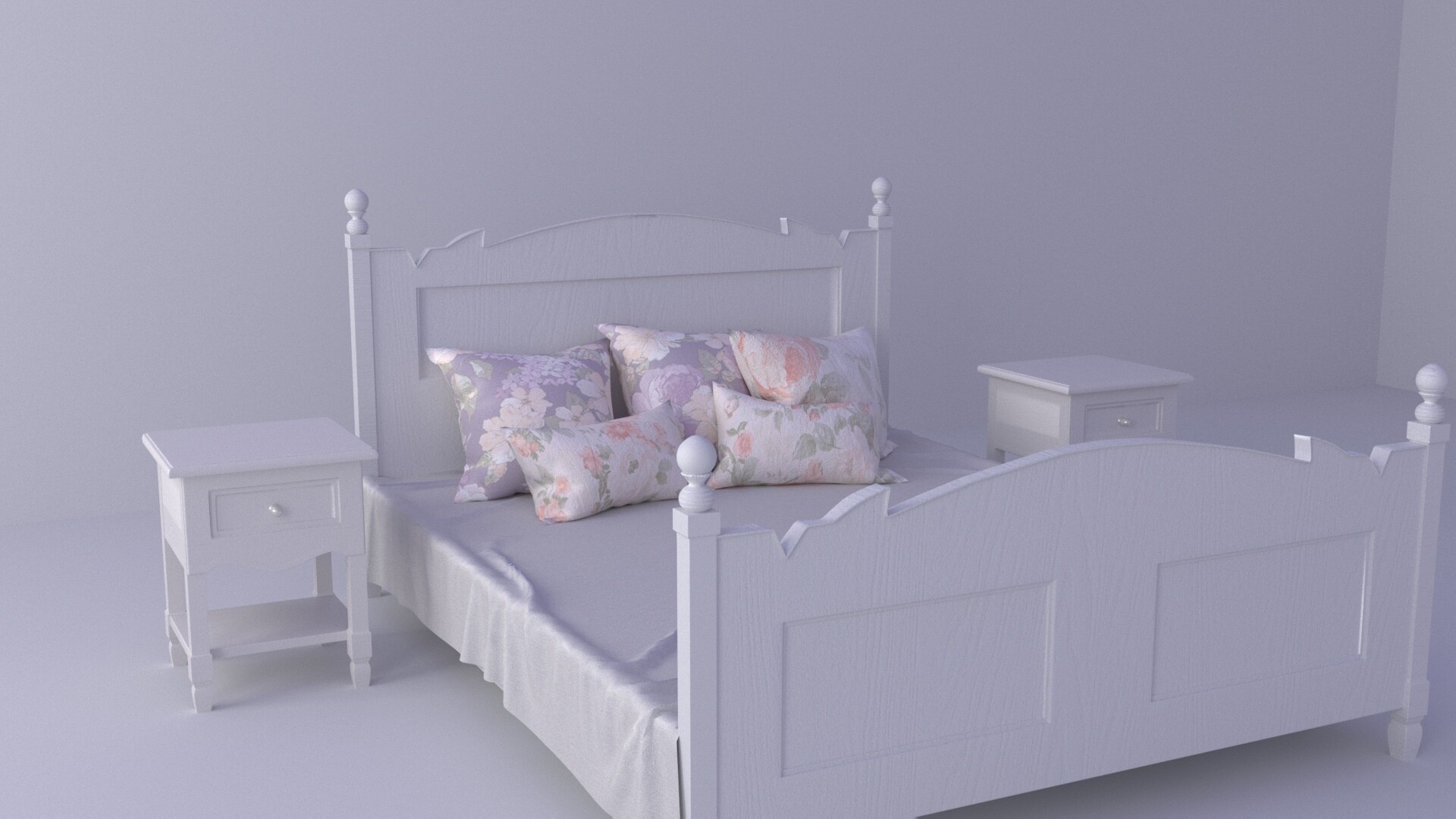 ArtStation - 3D bed model