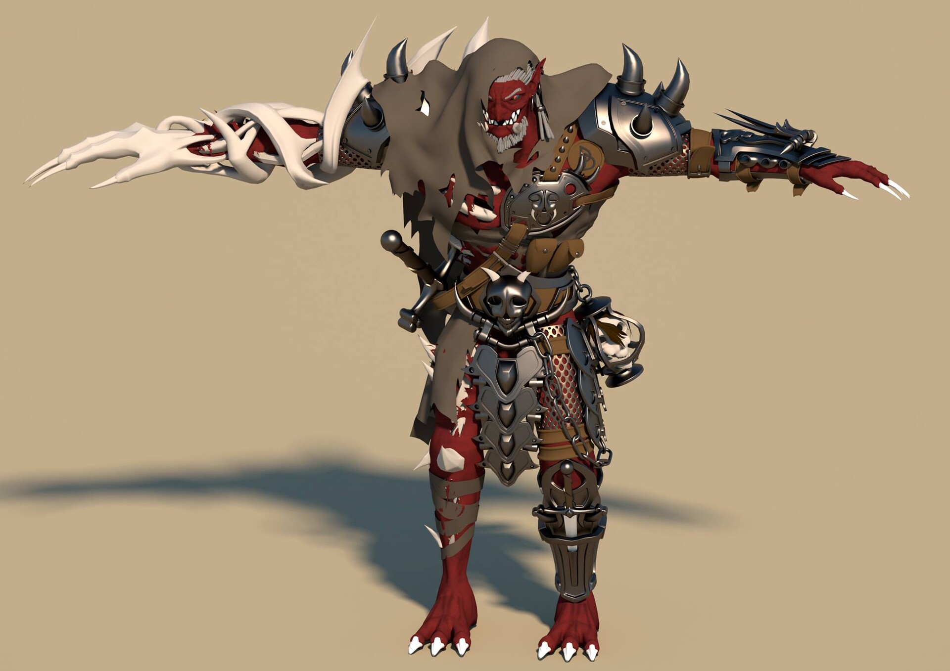 ArtStation - Red Orc