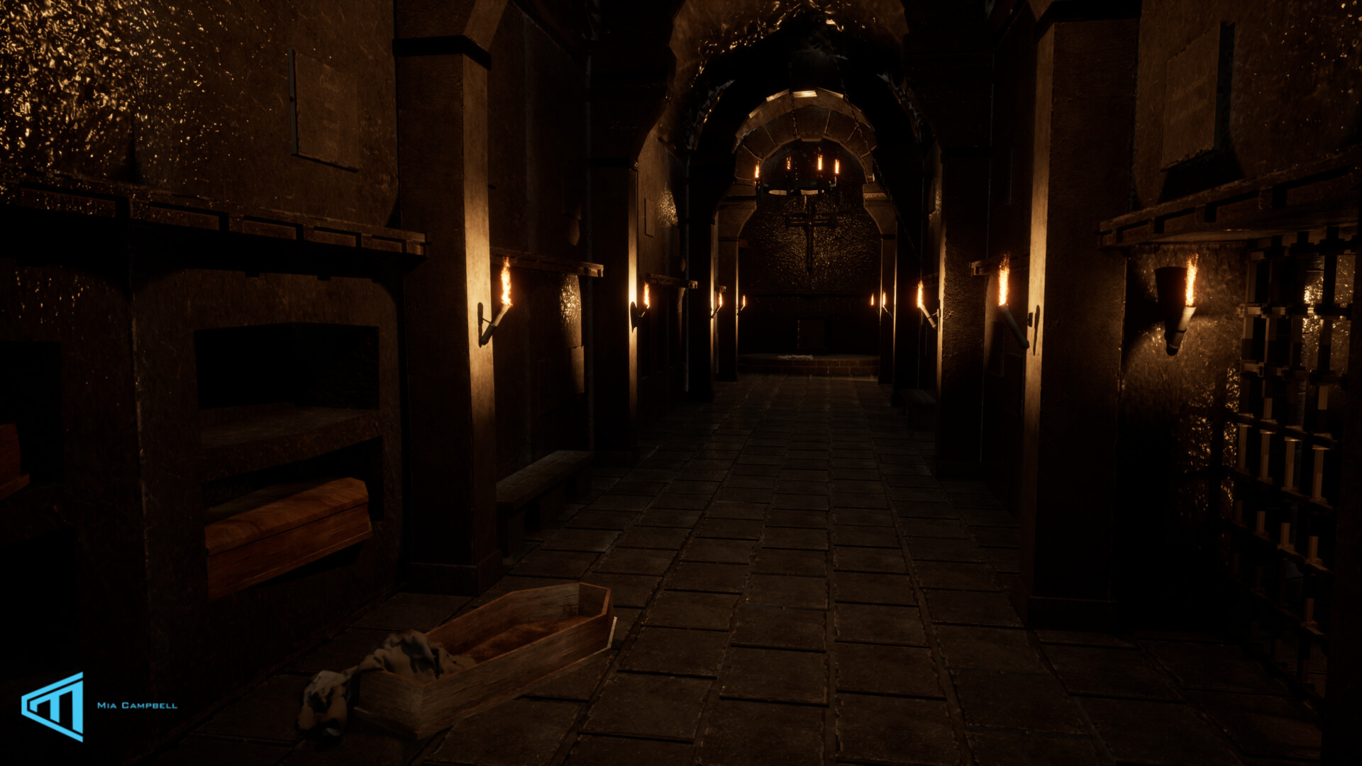 ArtStation - Crypt Interior