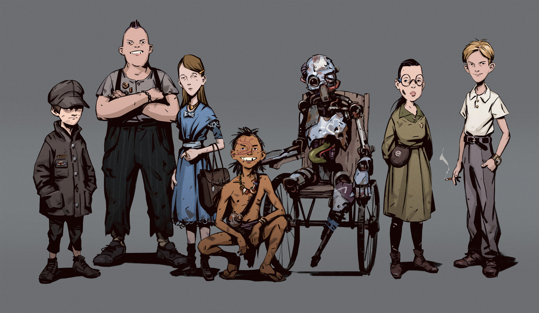 ArtStation - Rusty Deck characters