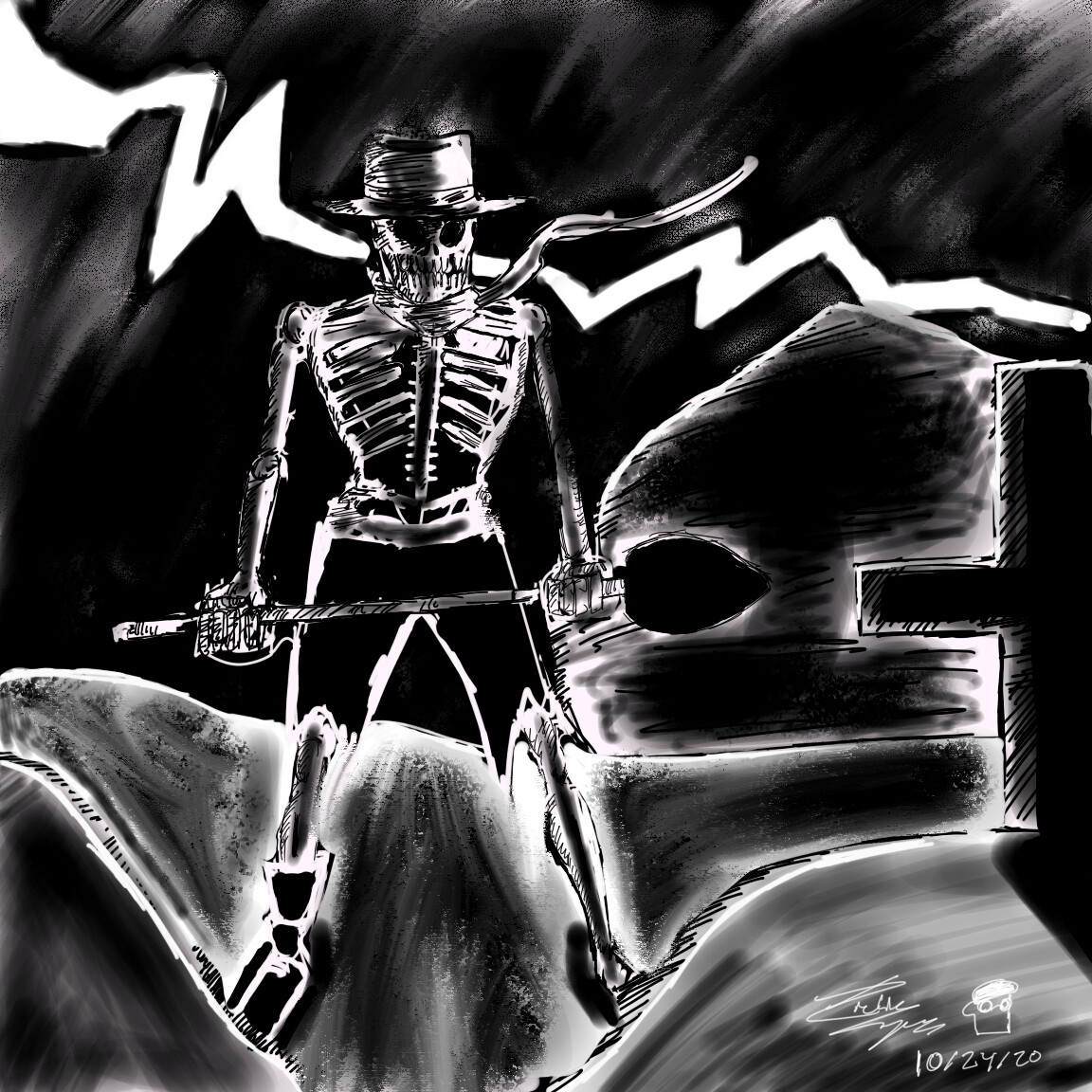 ArtStation - Inktober Day 24 - Dig