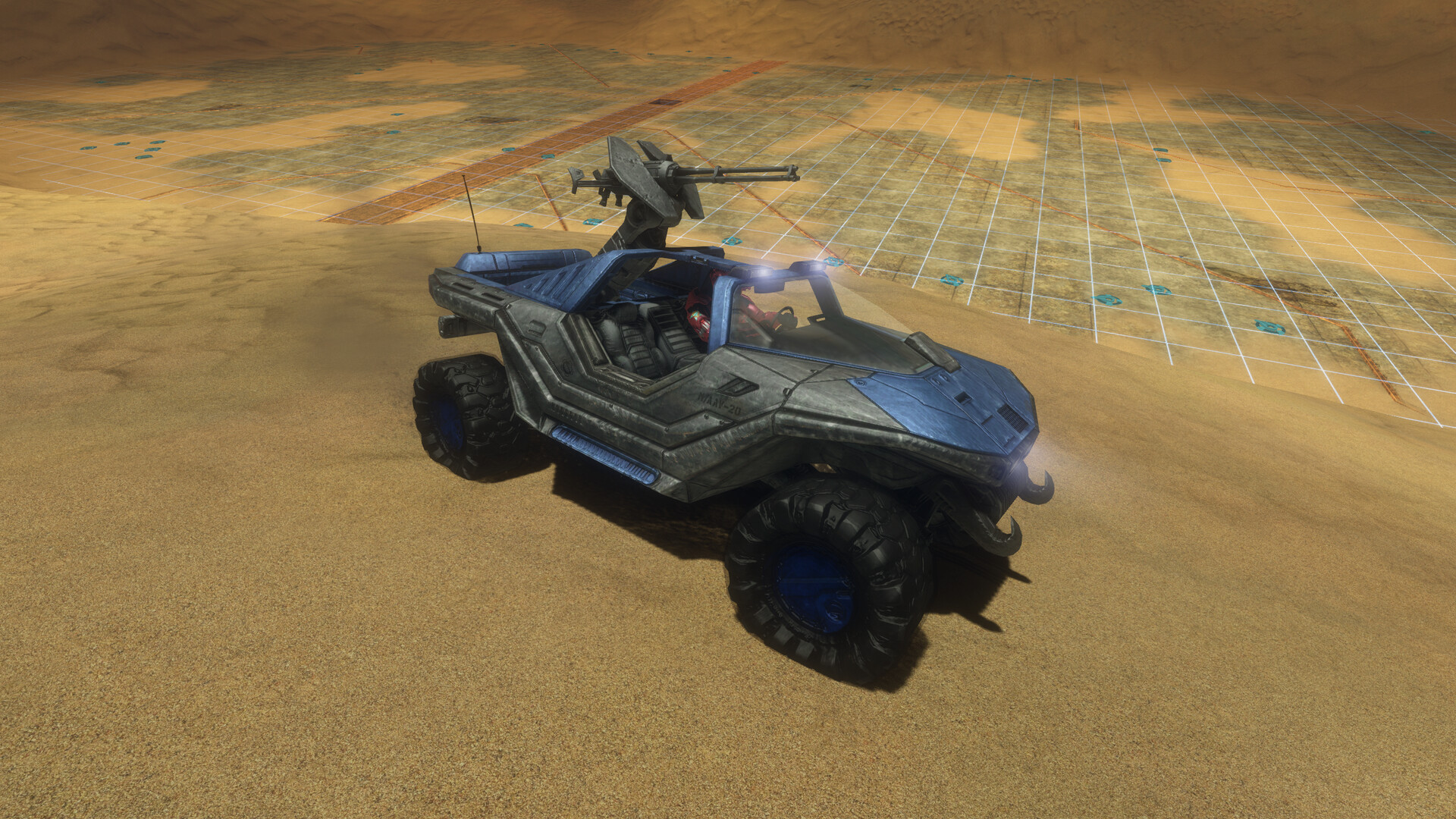 ArtStation - Halo 3 Warthog Azure Skin Concept